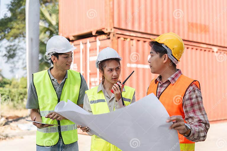 Construction Team Strategizing and Problem-solving with Blueprints at a ...