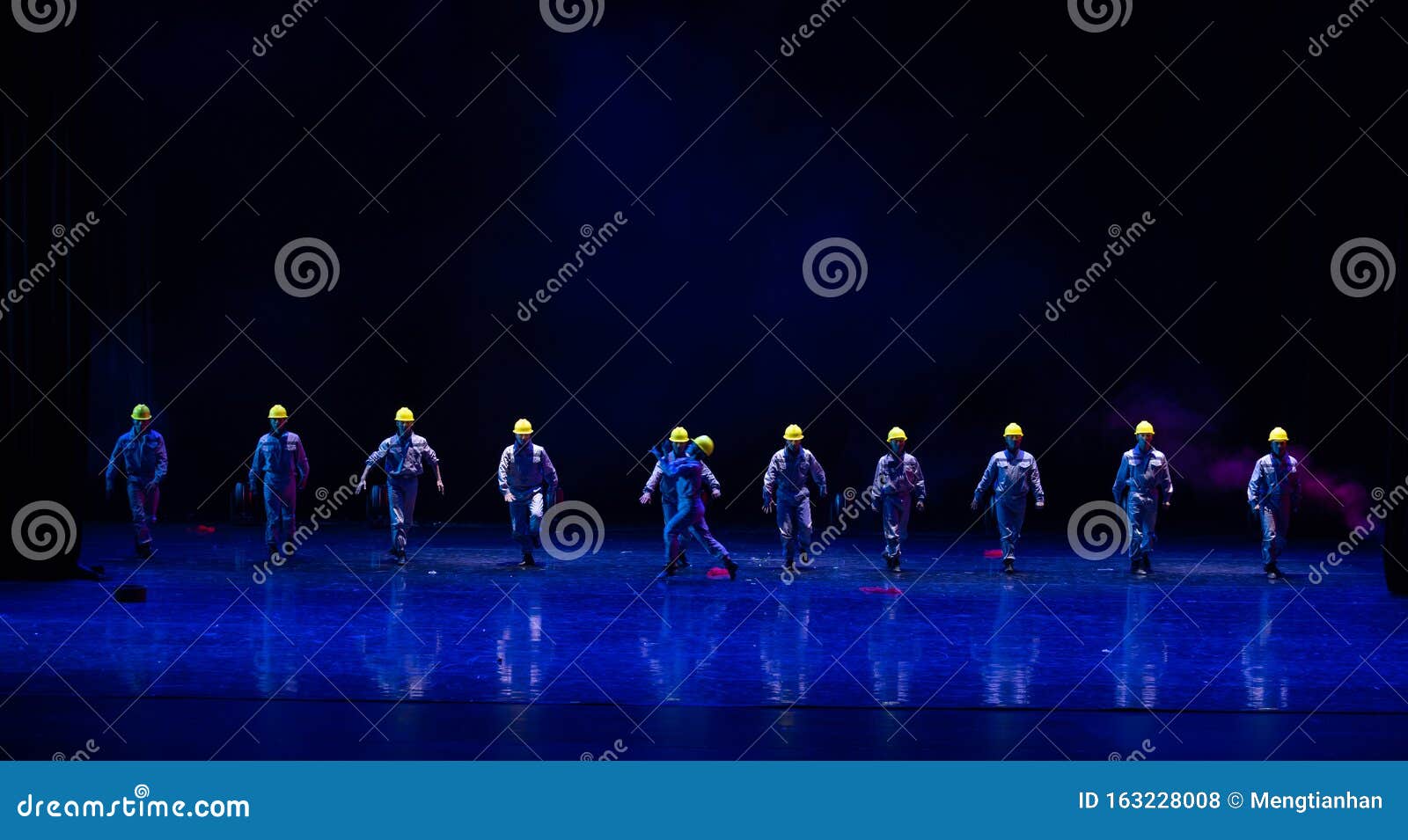 Construction Team-Workers` Collective Editorial Stock Photo - Image of ...