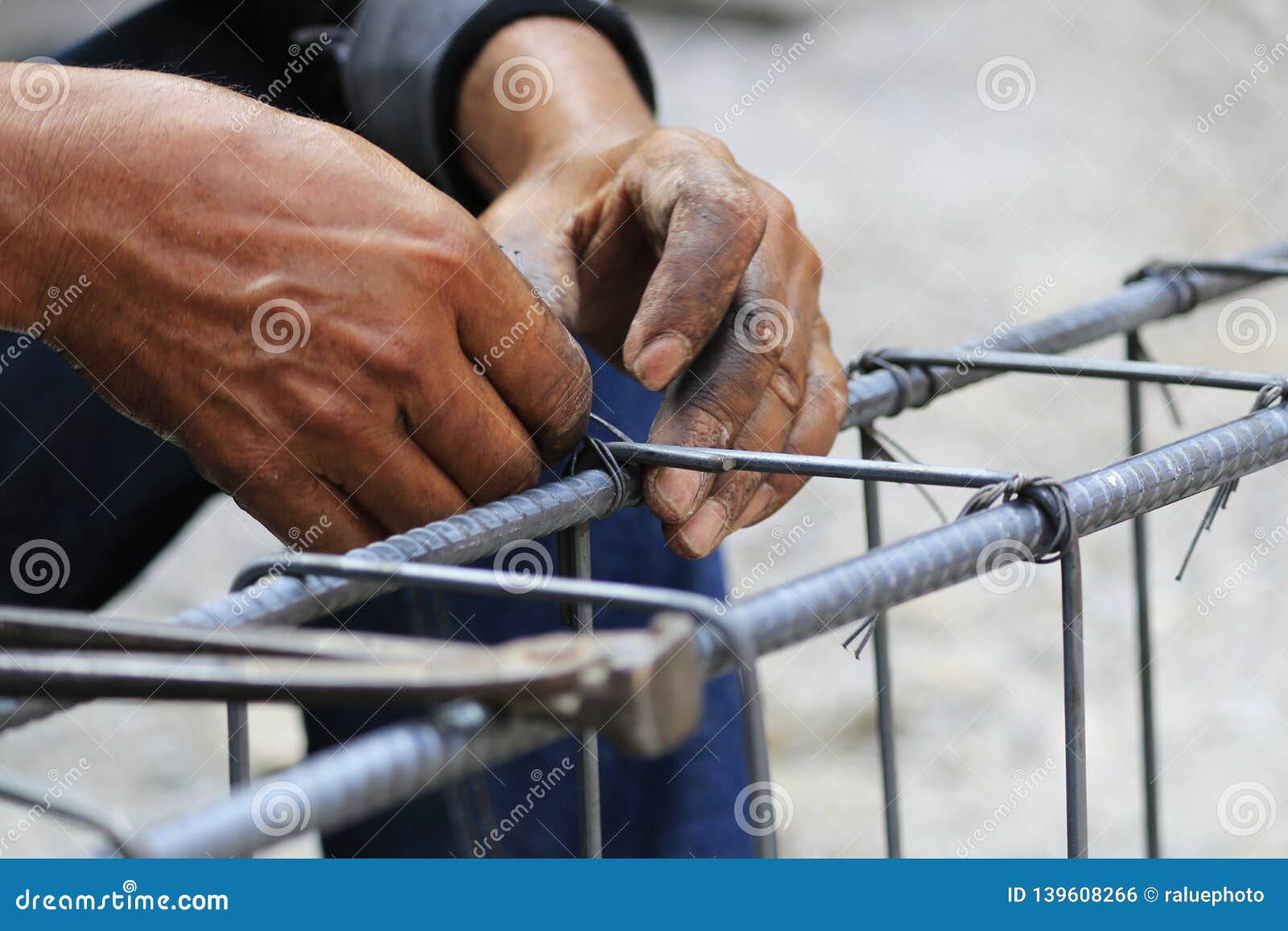 Construction Technicians are Working on Steel, Concrete Building ...