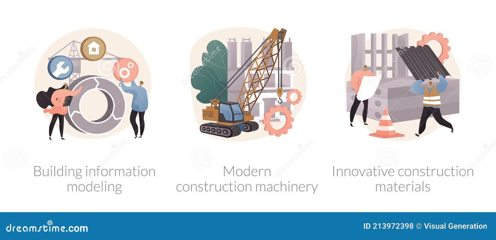 Construction Technology Innovation Abstract Concept Vector ...