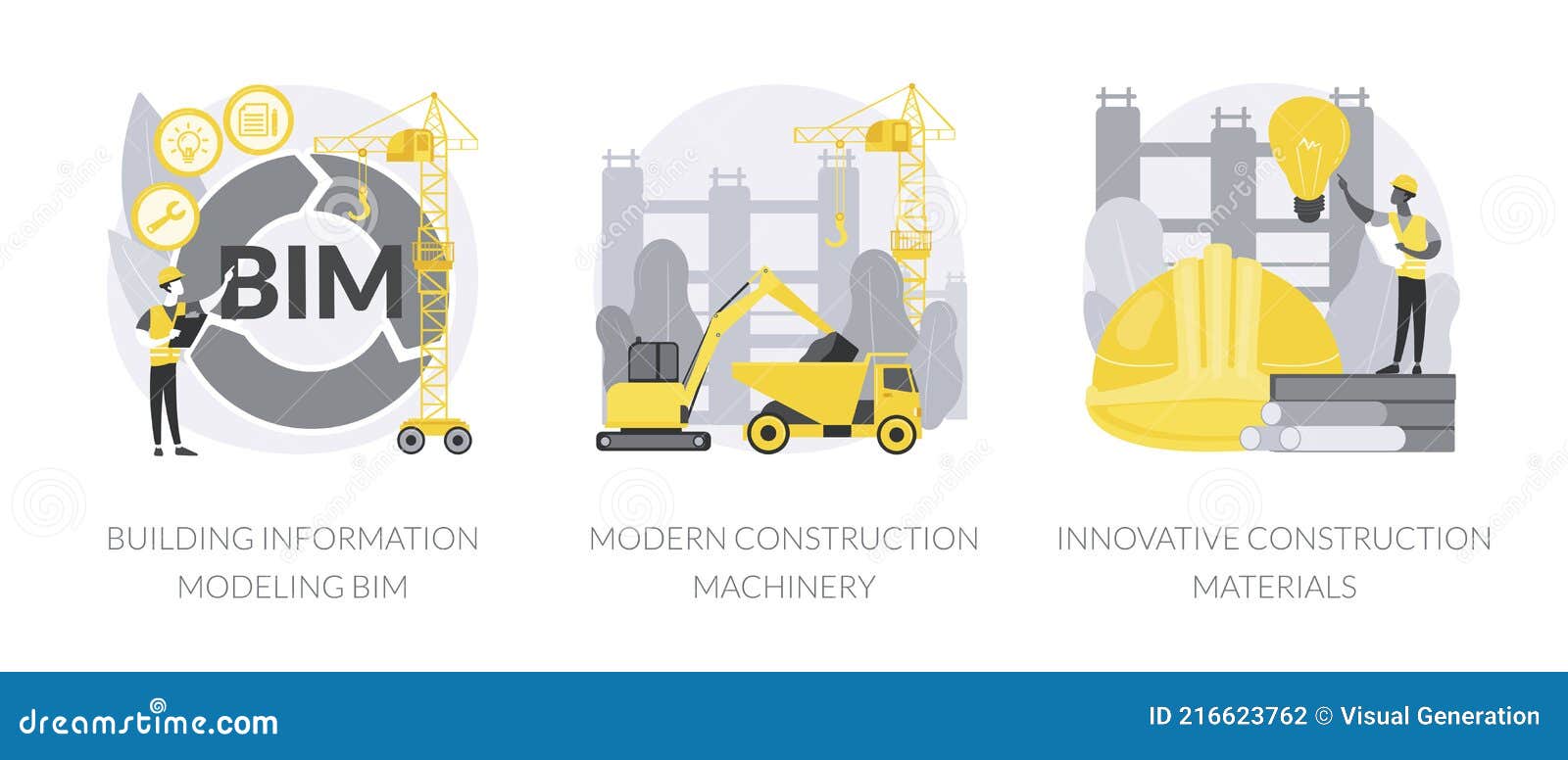 Construction Technology Innovation Abstract Concept Vector ...