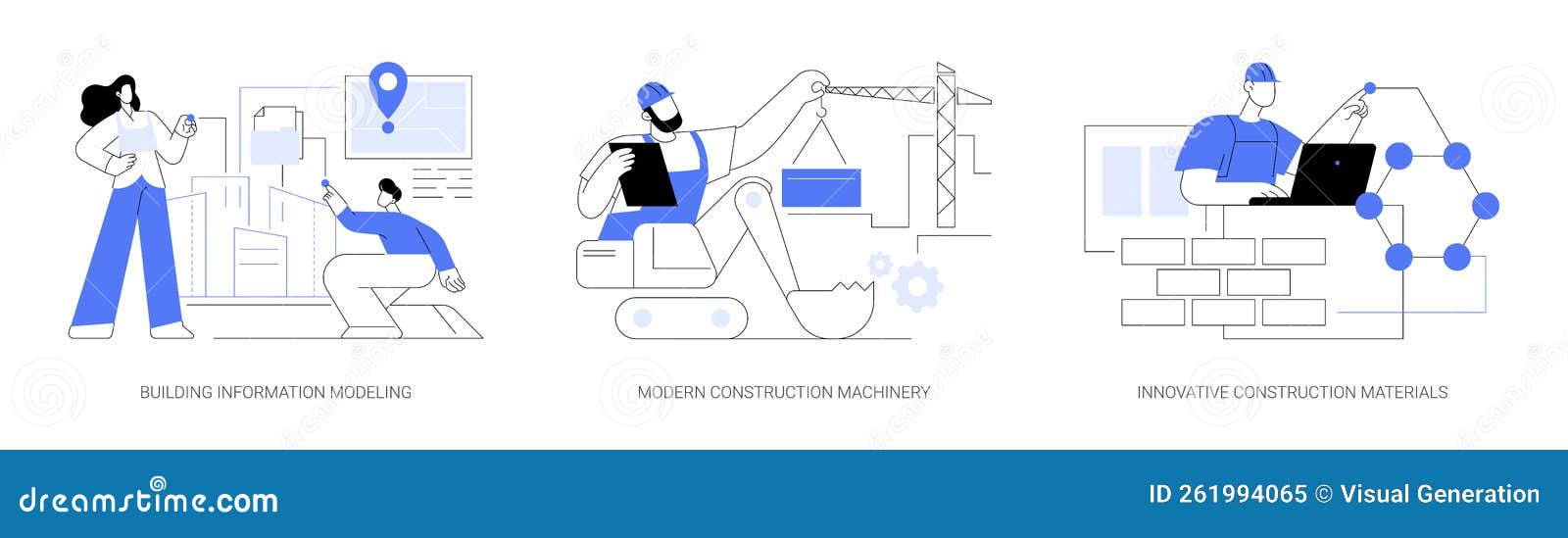 Construction Technology Innovation Abstract Concept Vector ...