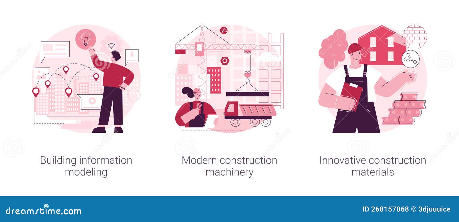 Construction Technology Innovation Abstract Concept Vector ...