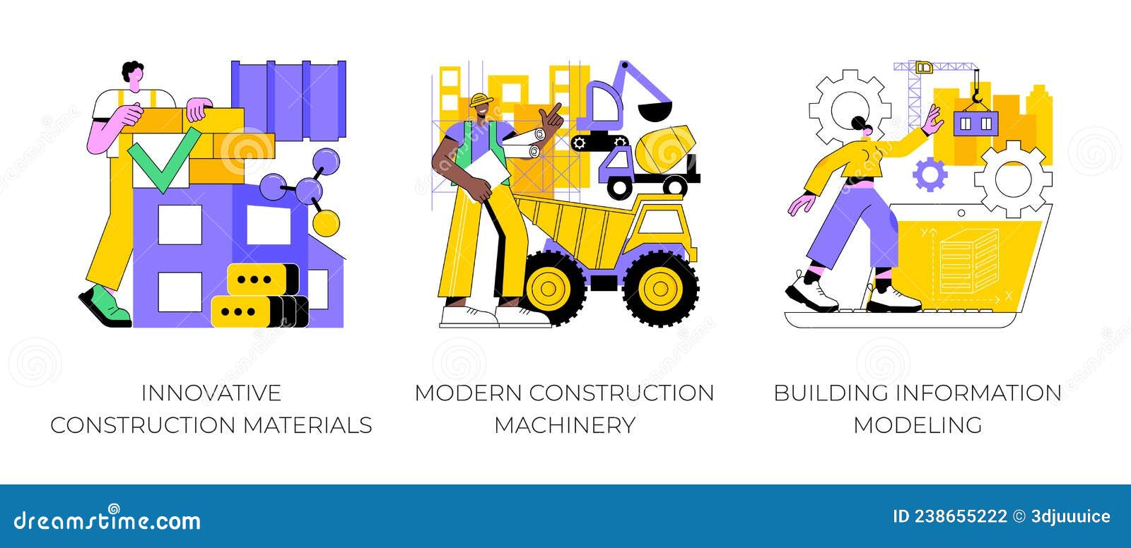 Construction Technology Innovation Abstract Concept Vector ...