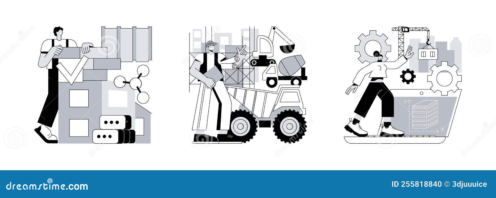 Construction Technology Innovation Abstract Concept Vector ...