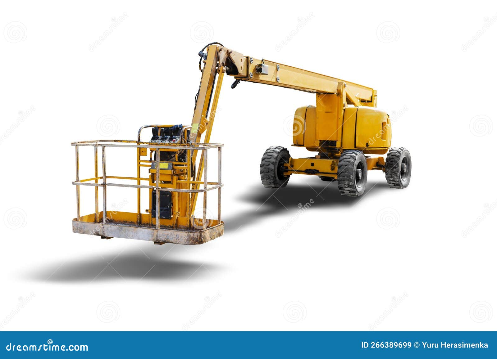 Construction Telescopic Tower or Work Platform for People To Work at ...