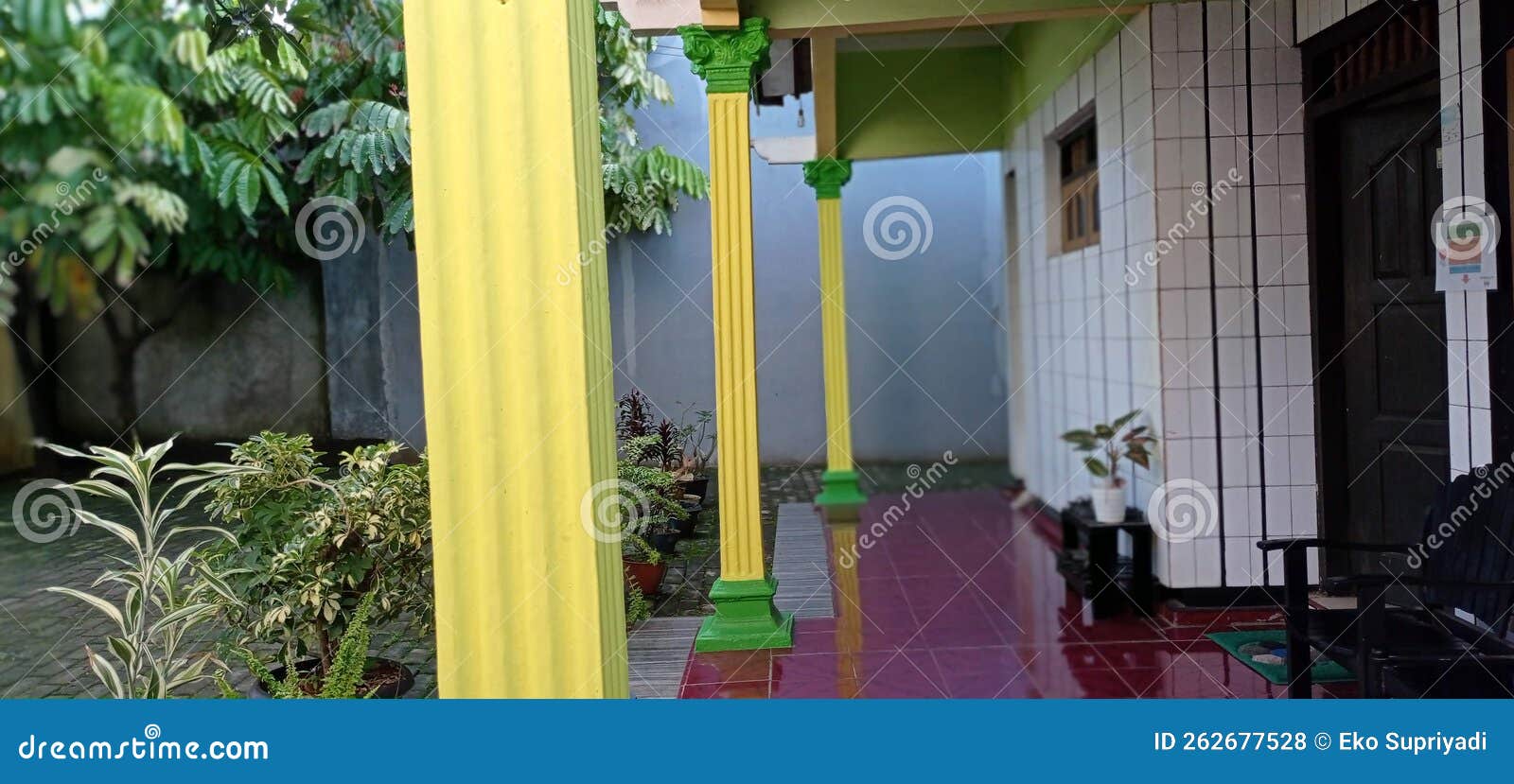 The Construction of the Three Pillars Supporting the House is Sturdy ...