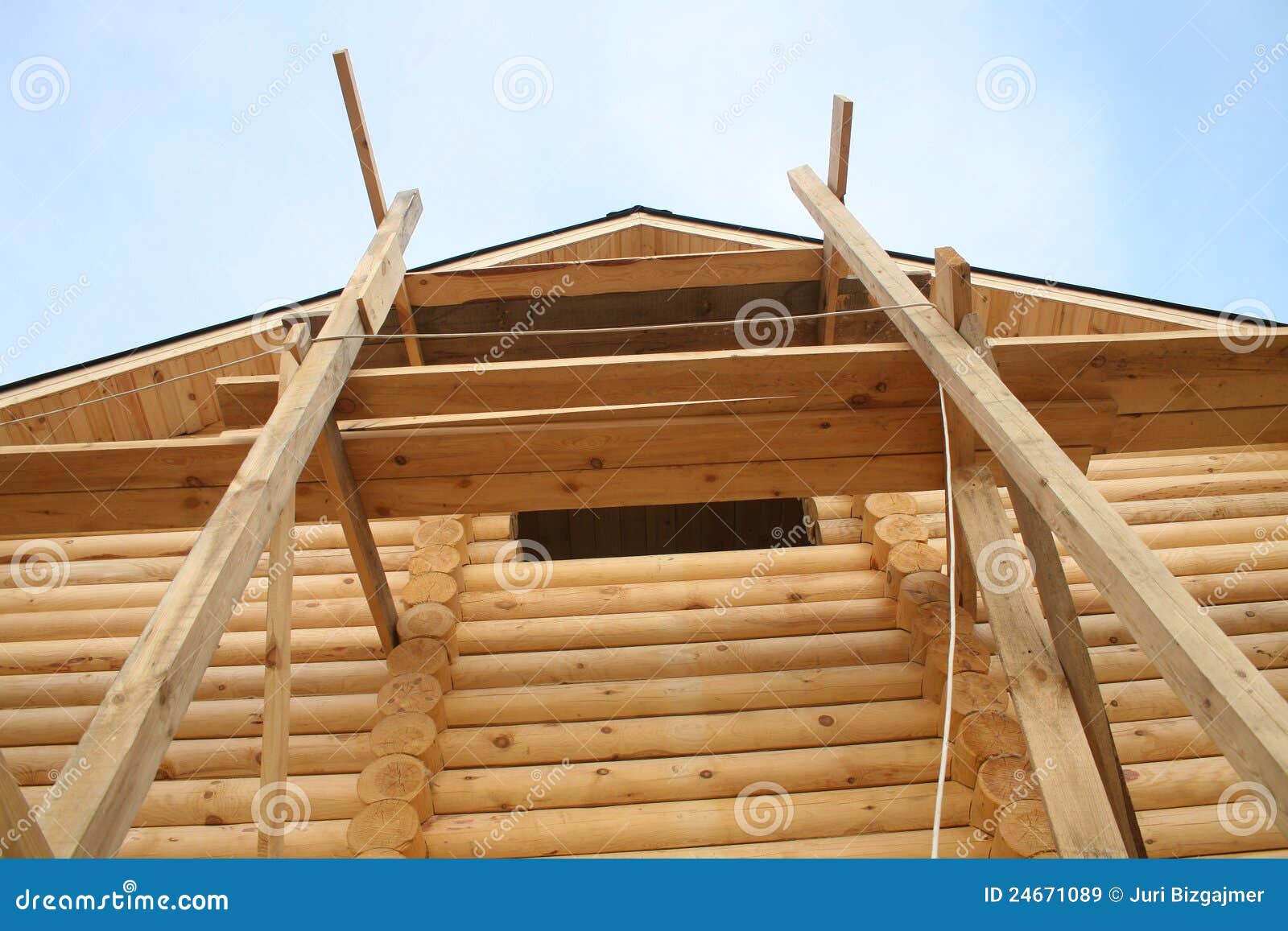 Construction Timbered Apartment House Stock Image - Image of built ...