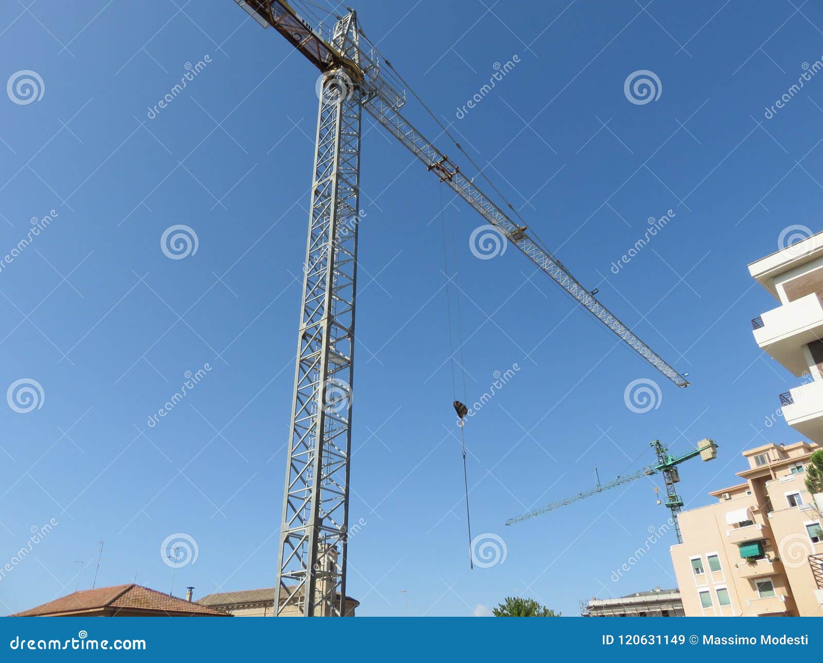 Gru stock image. Image of heavy, construction, heights - 120631149