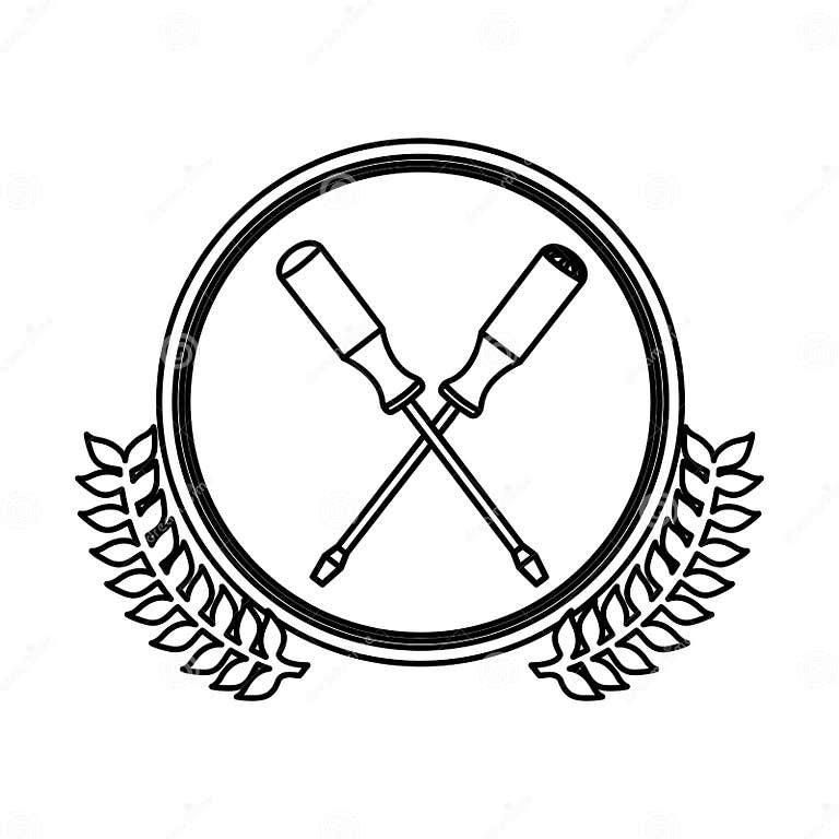 Construction Tool Equipment Stock Illustration - Illustration of ...