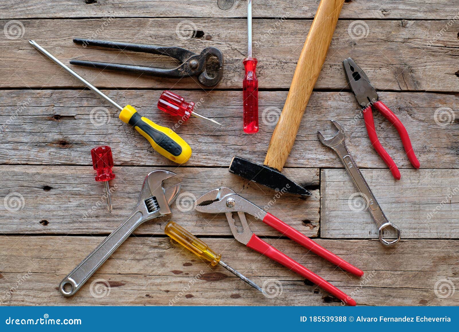 Construction Tools Background Stock Photo - Image of equipment, repair ...