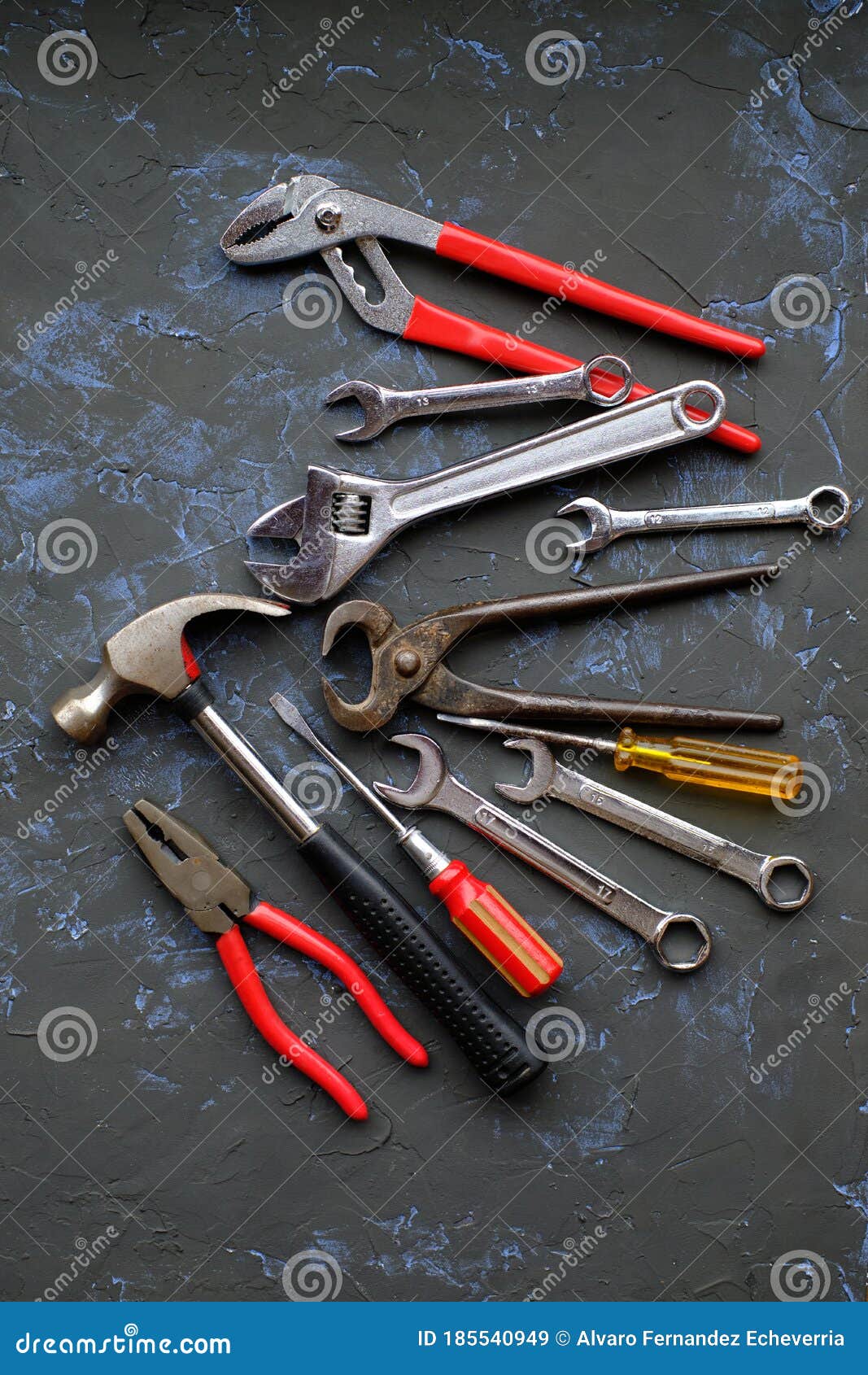 Construction Tools Background Stock Image - Image of arrangement, tool ...