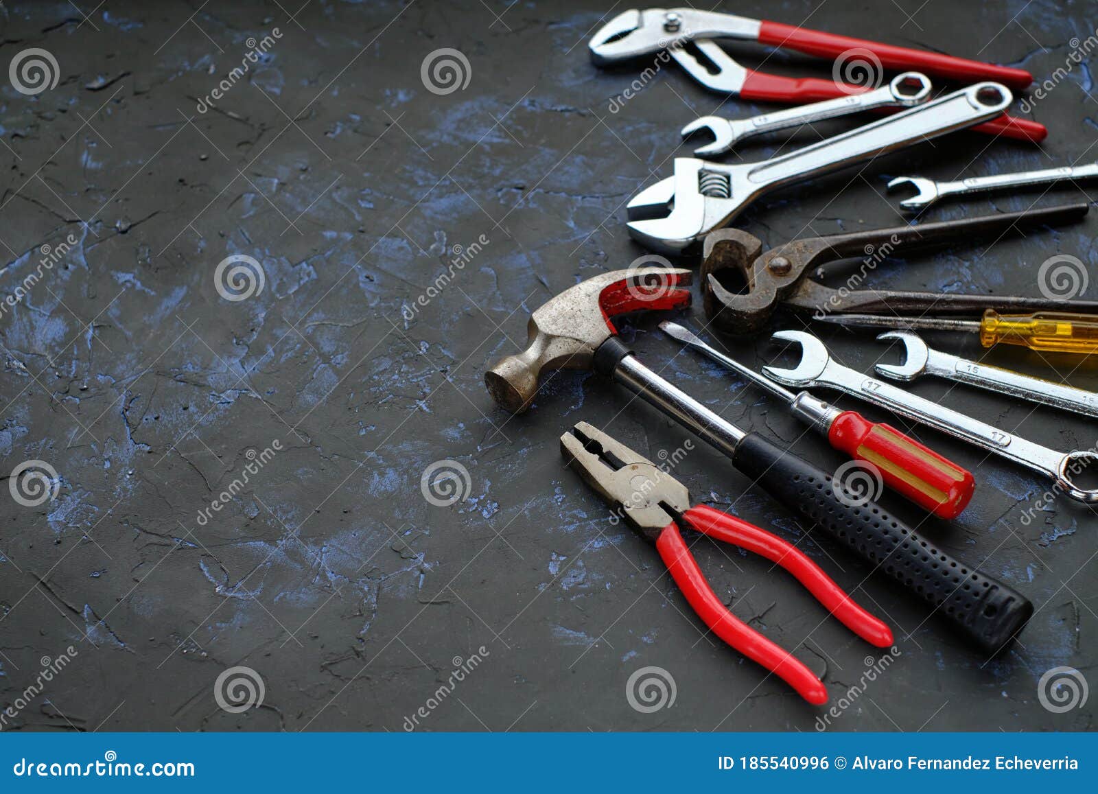 Construction Tools Background Stock Photo - Image of tool, interior ...