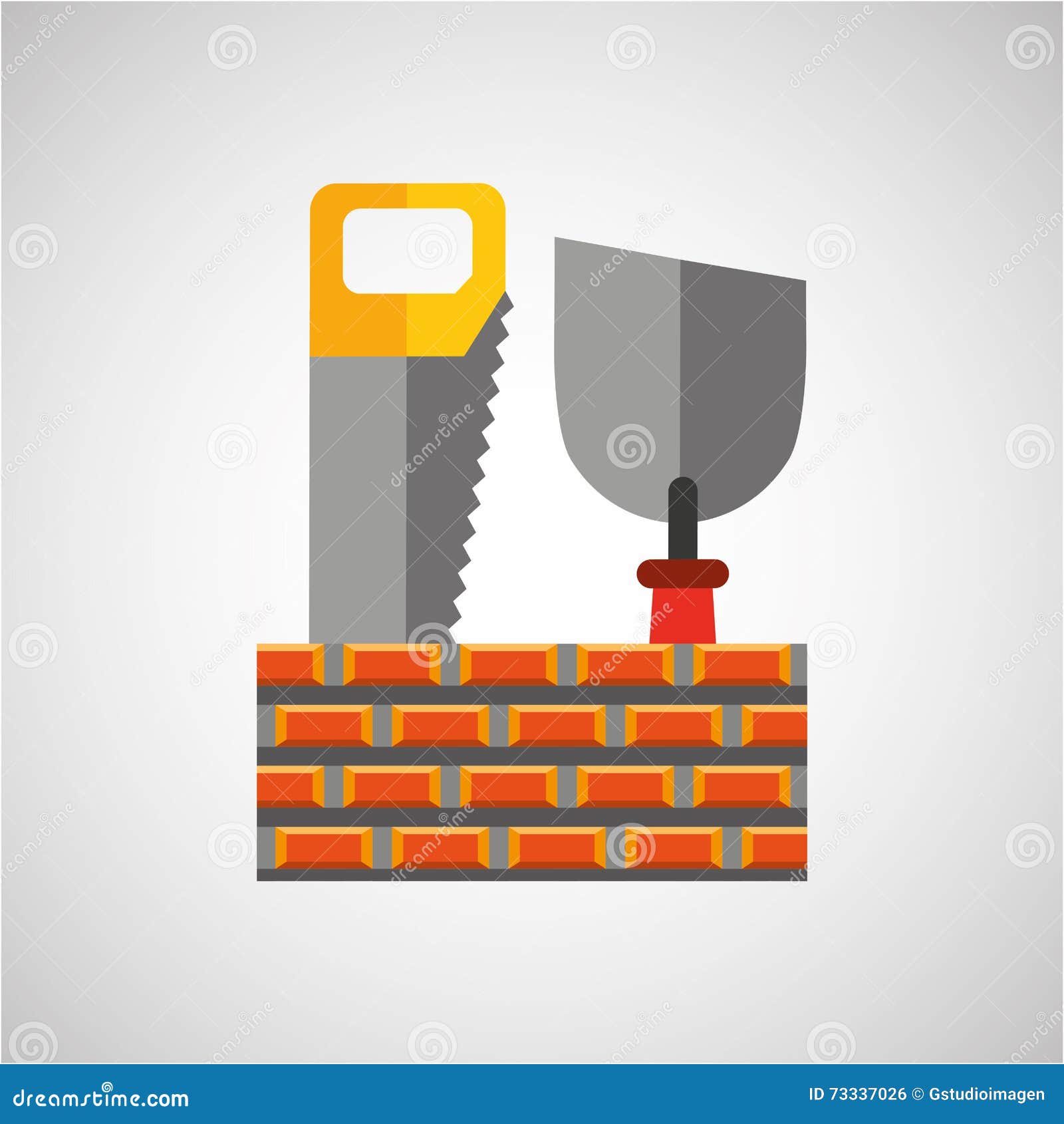 Construction tools design stock illustration. Illustration of home ...
