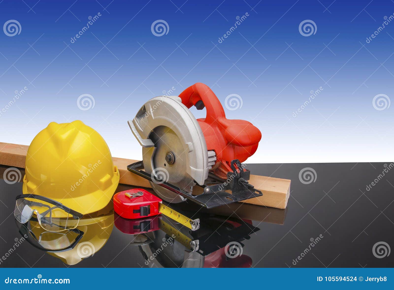 Construction Tools and Equipment Stock Photo - Image of architect, osha ...