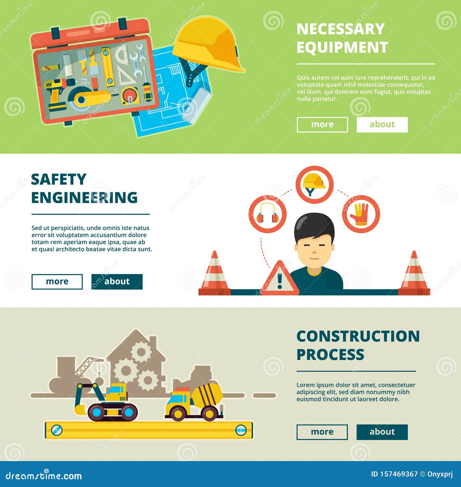 Construction Tools. Equipment for Workers House Repair Engineering ...