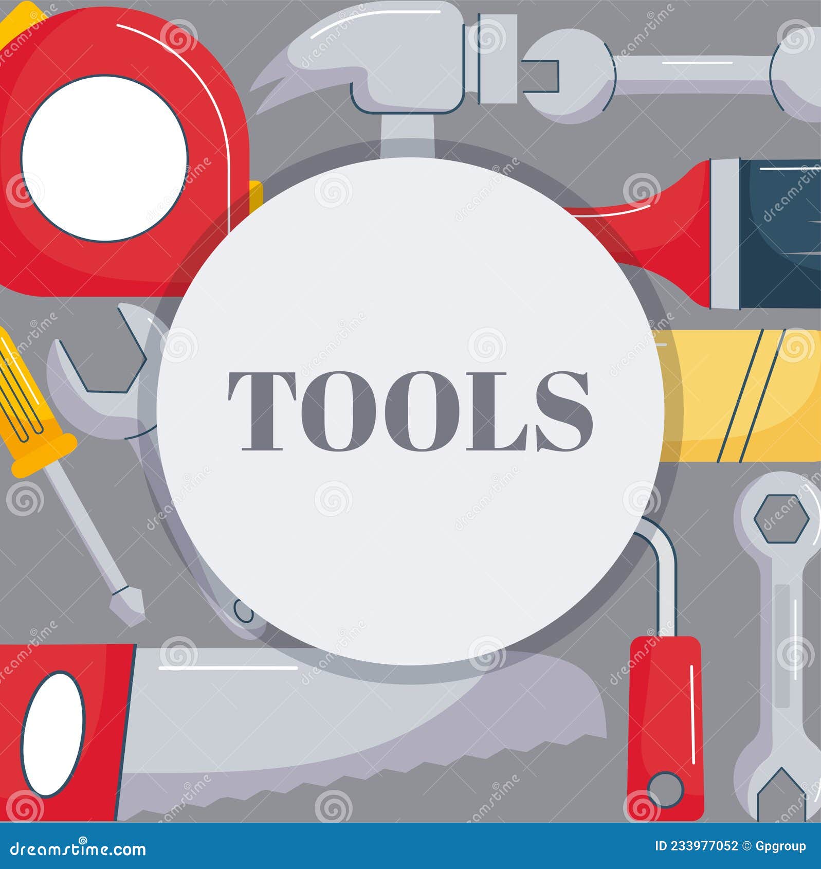 Construction Tools Illustration Stock Vector - Illustration of ...