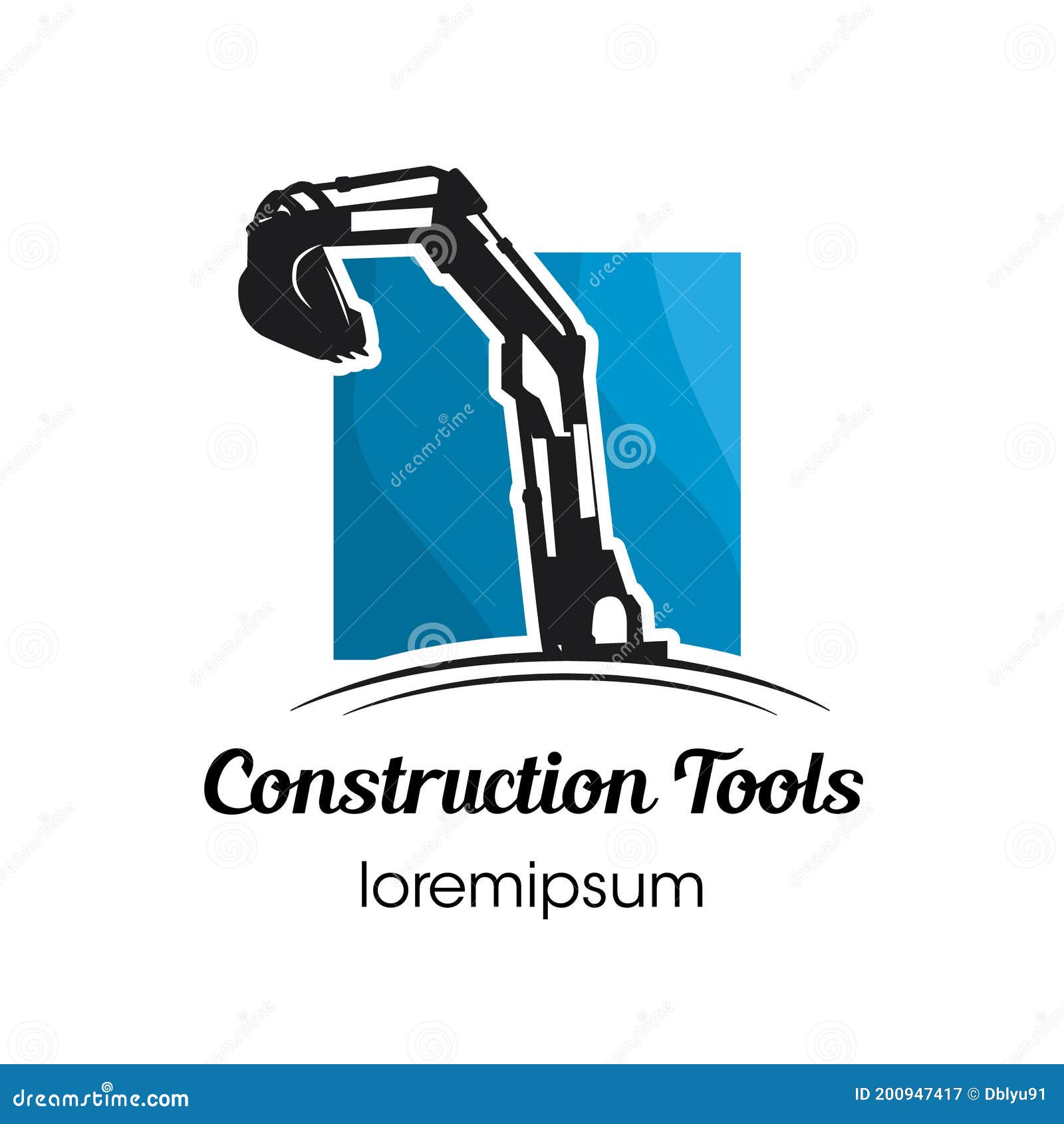 Construction Tools Logo or Symbol Template Design Stock Vector ...