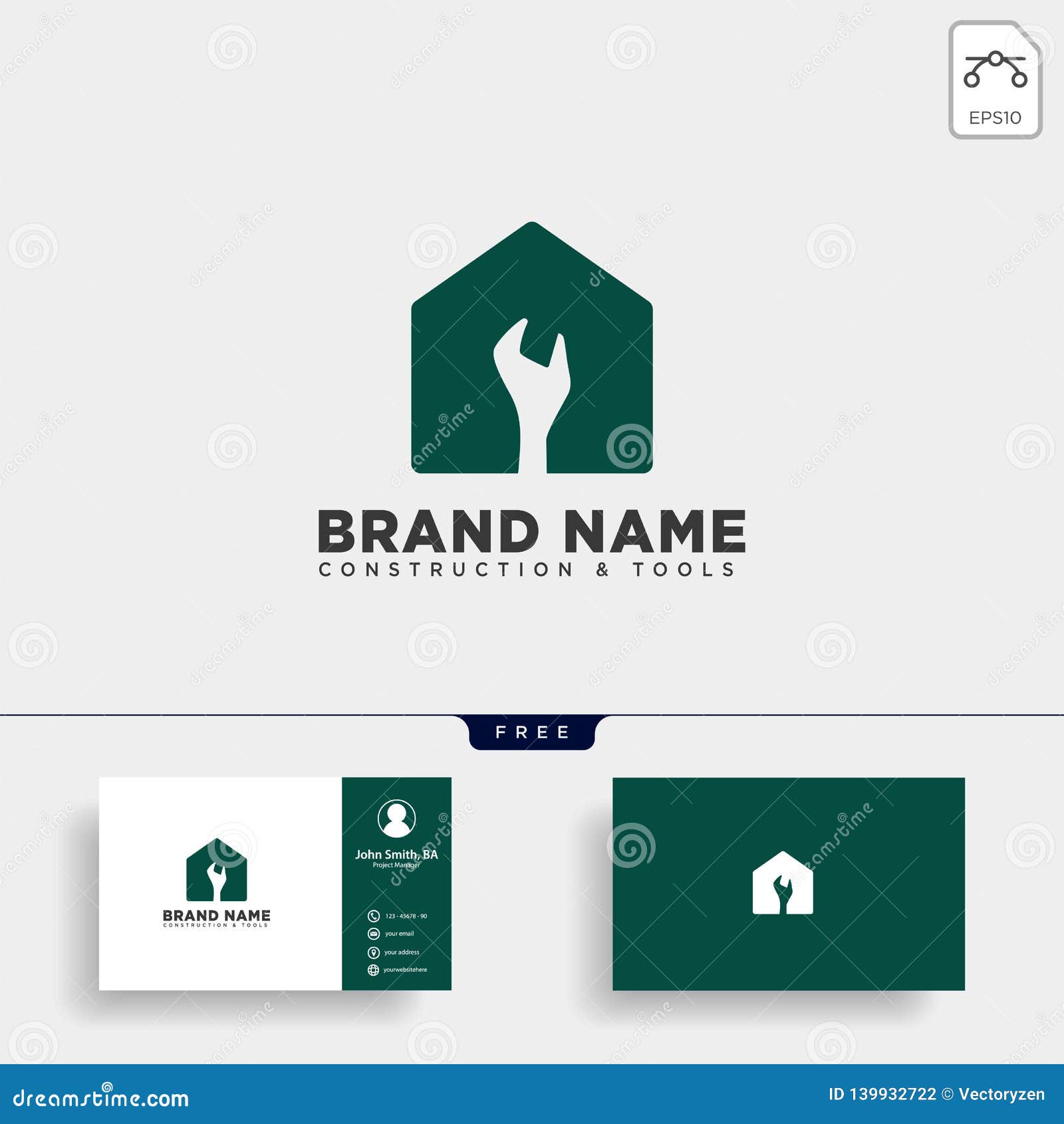 Construction Tools Logo Template Vector Illustration Icon Element Stock ...