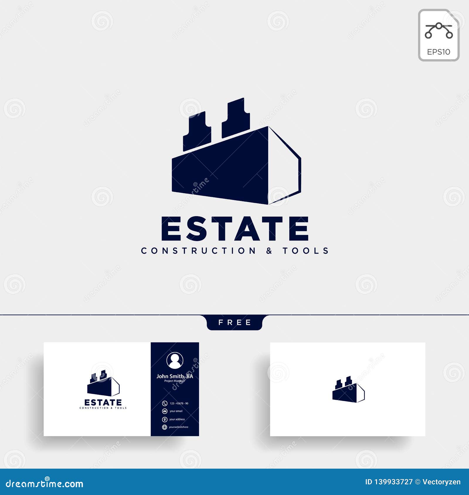 Construction Tools Logo Template Vector Illustration Icon Element Stock ...