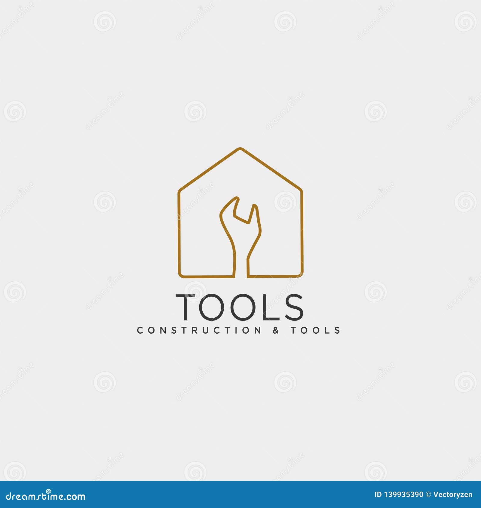 Construction Tools Logo Template Vector Illustration Icon Element Stock ...