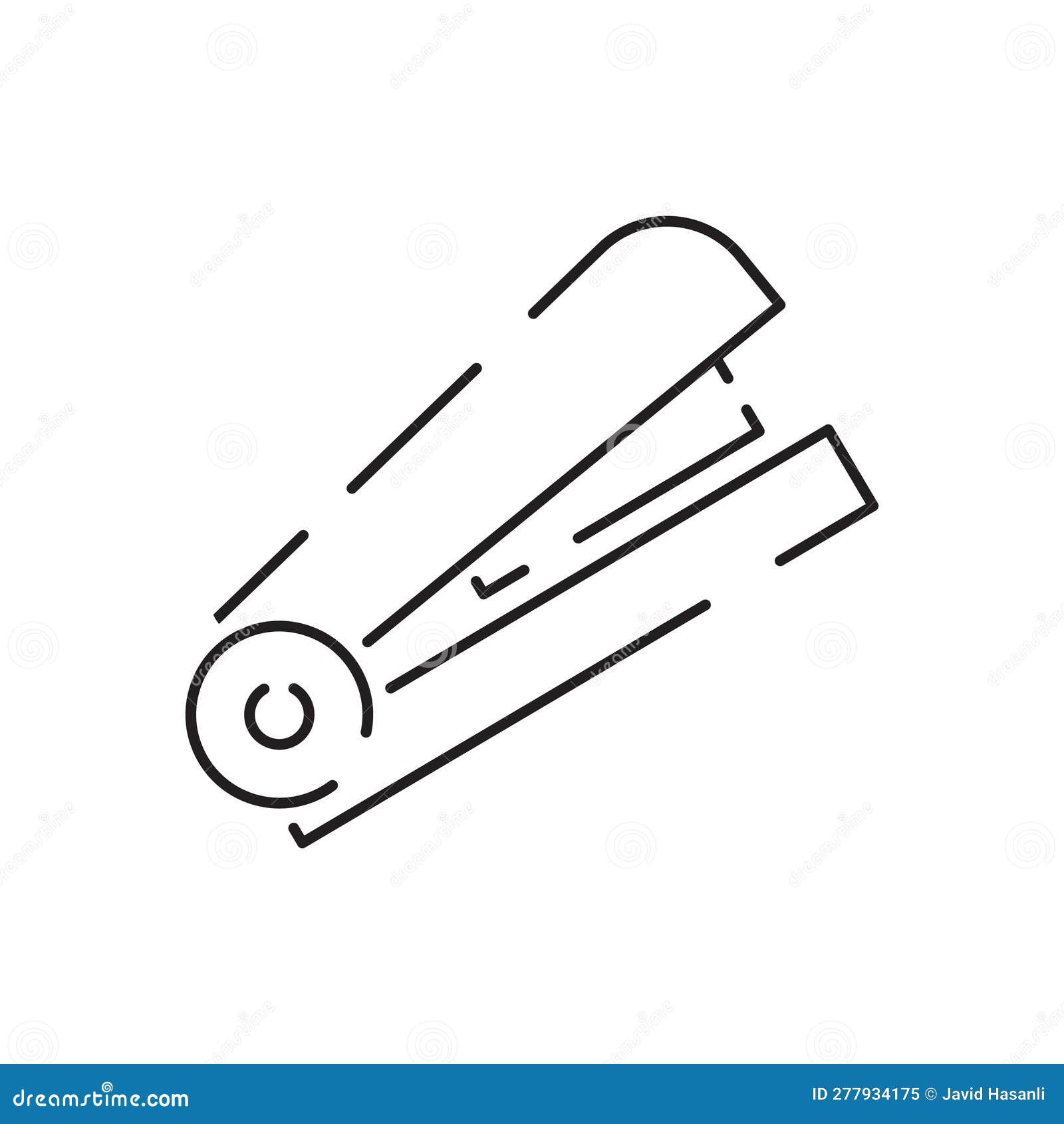 Construction Tools - Outline Icon Staple, Vector, Simple Thin Line Icon ...