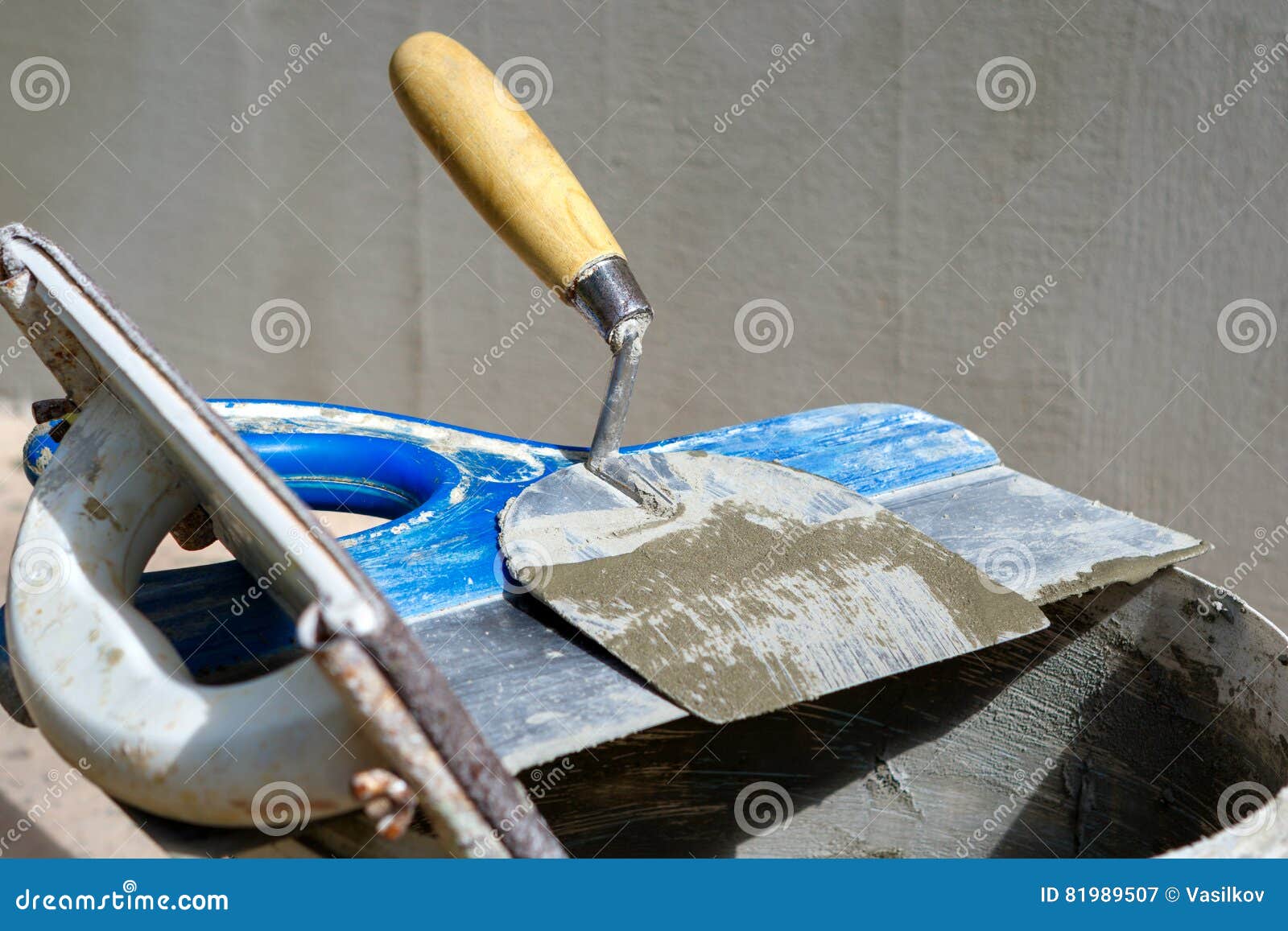 Construction tools stock image. Image of tool, daylight - 81989507