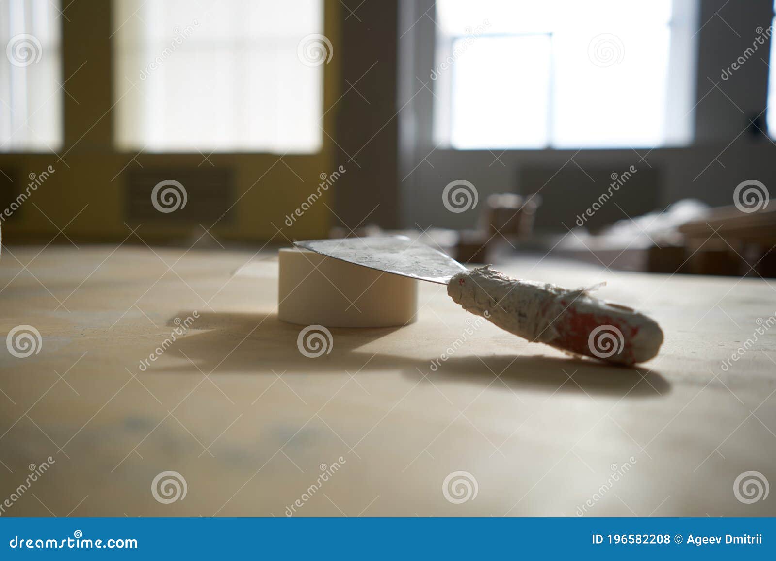 Construction Tools Repair Industrial Work Space Improvement Stock Photo ...