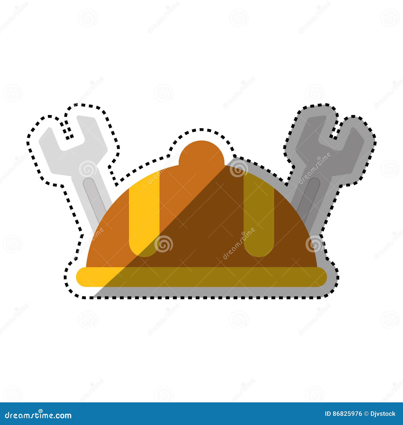 Construction tools symbol stock illustration. Illustration of ...