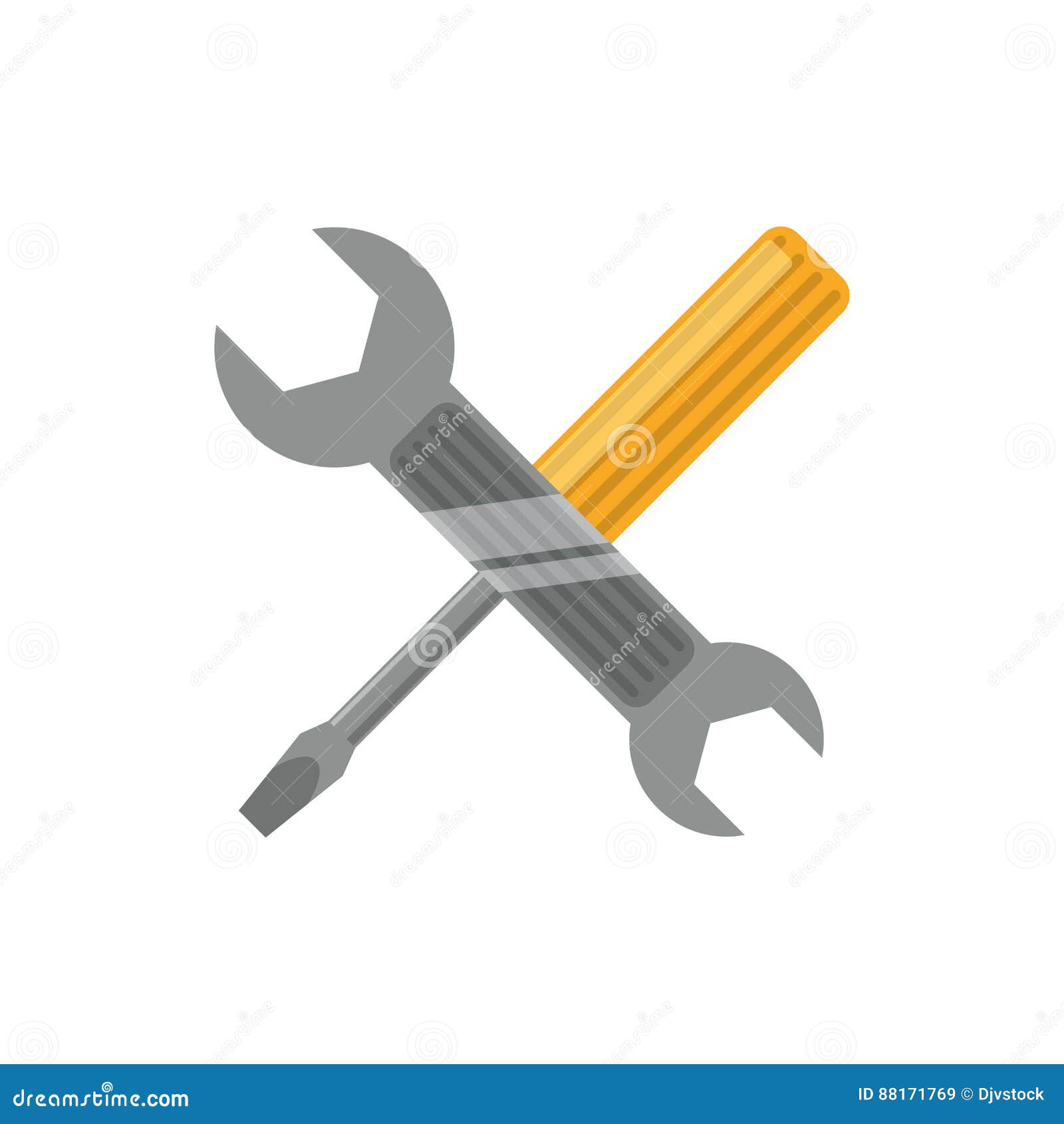 Construction tools symbol stock illustration. Illustration of tool ...