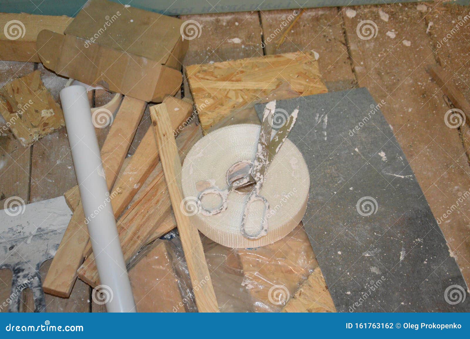 Construction Tools for Work and Home Renovation Stock Photo - Image of ...