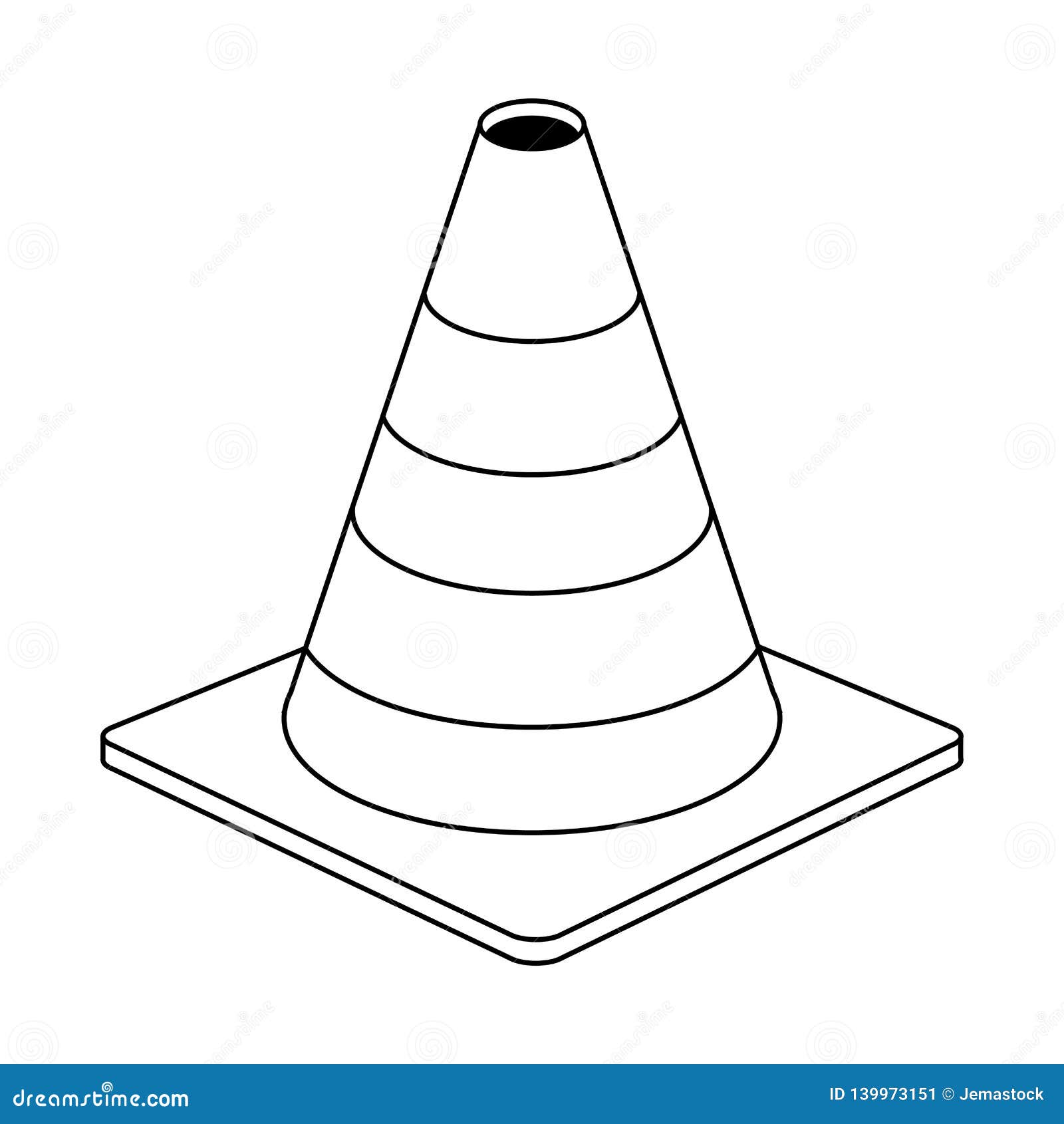 How To Draw A Traffic Cone