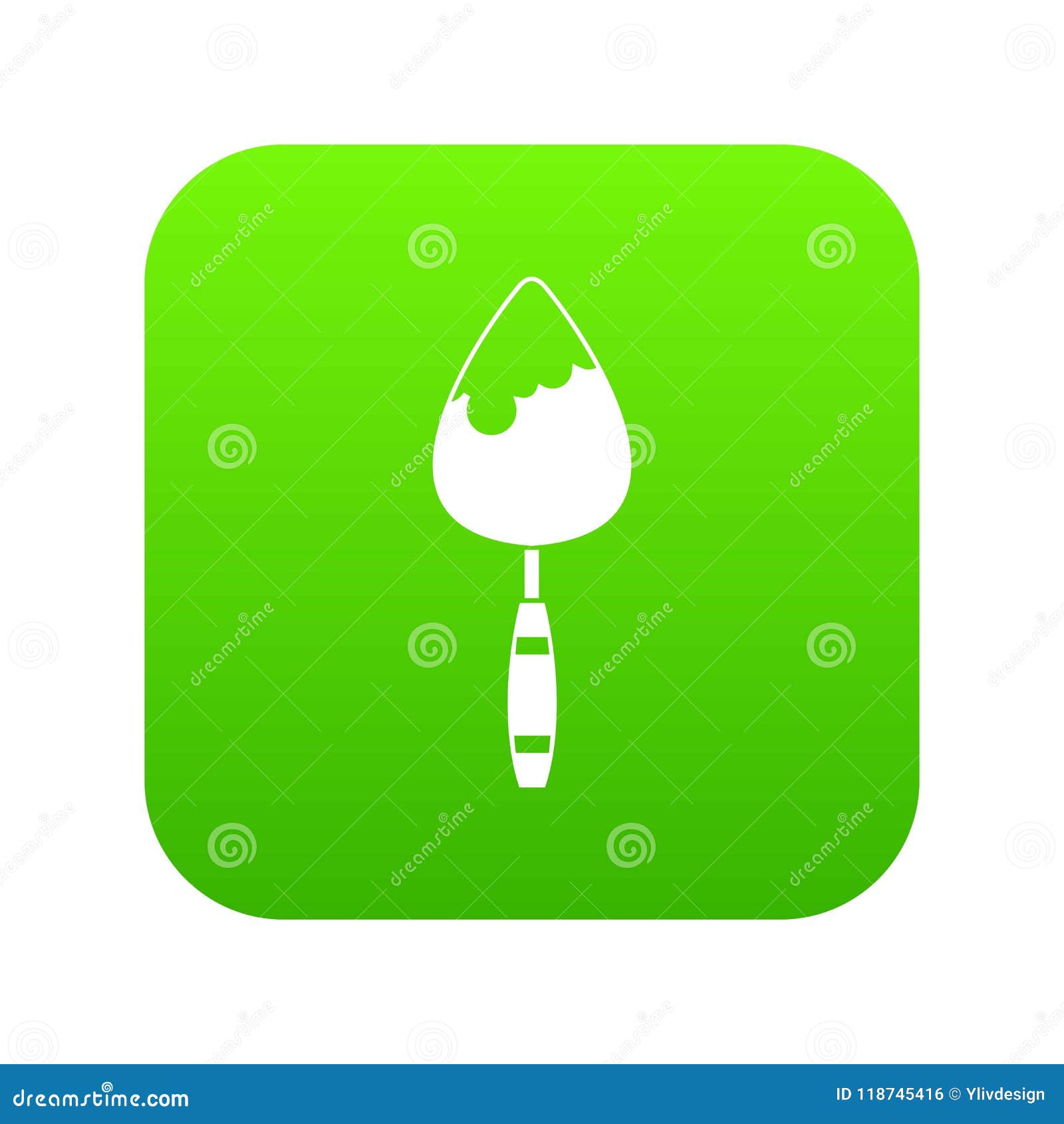 Construction Trowel Icon Digital Green Stock Vector - Illustration of ... Construction Trowel Icon Digital Green Stock Vector - Illustration of ...
