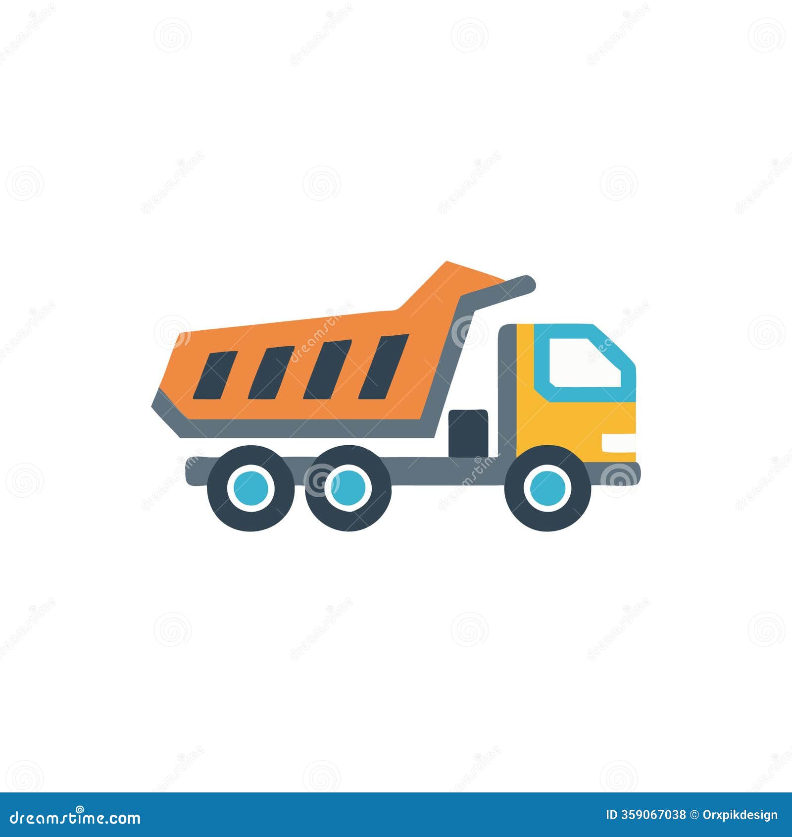 Construction Truck Icon for Site Operations Stock Illustration ...