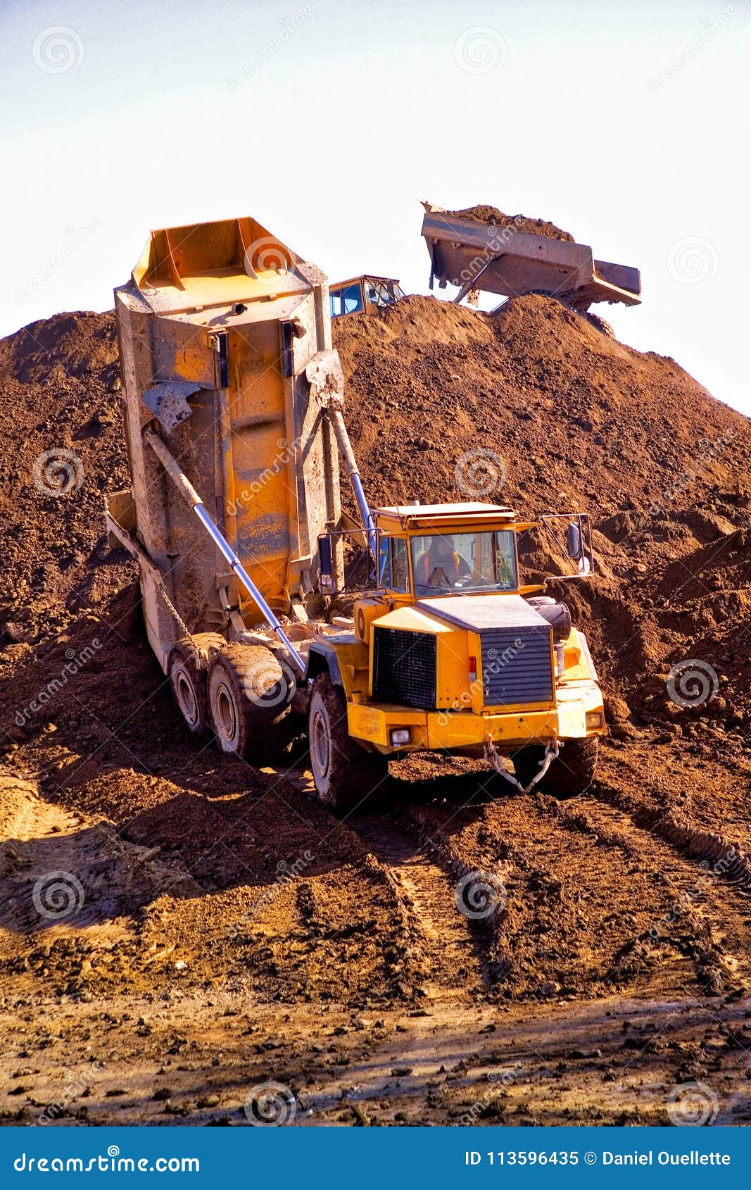 Dumping on a Construction Site Editorial Image - Image of abstract ...