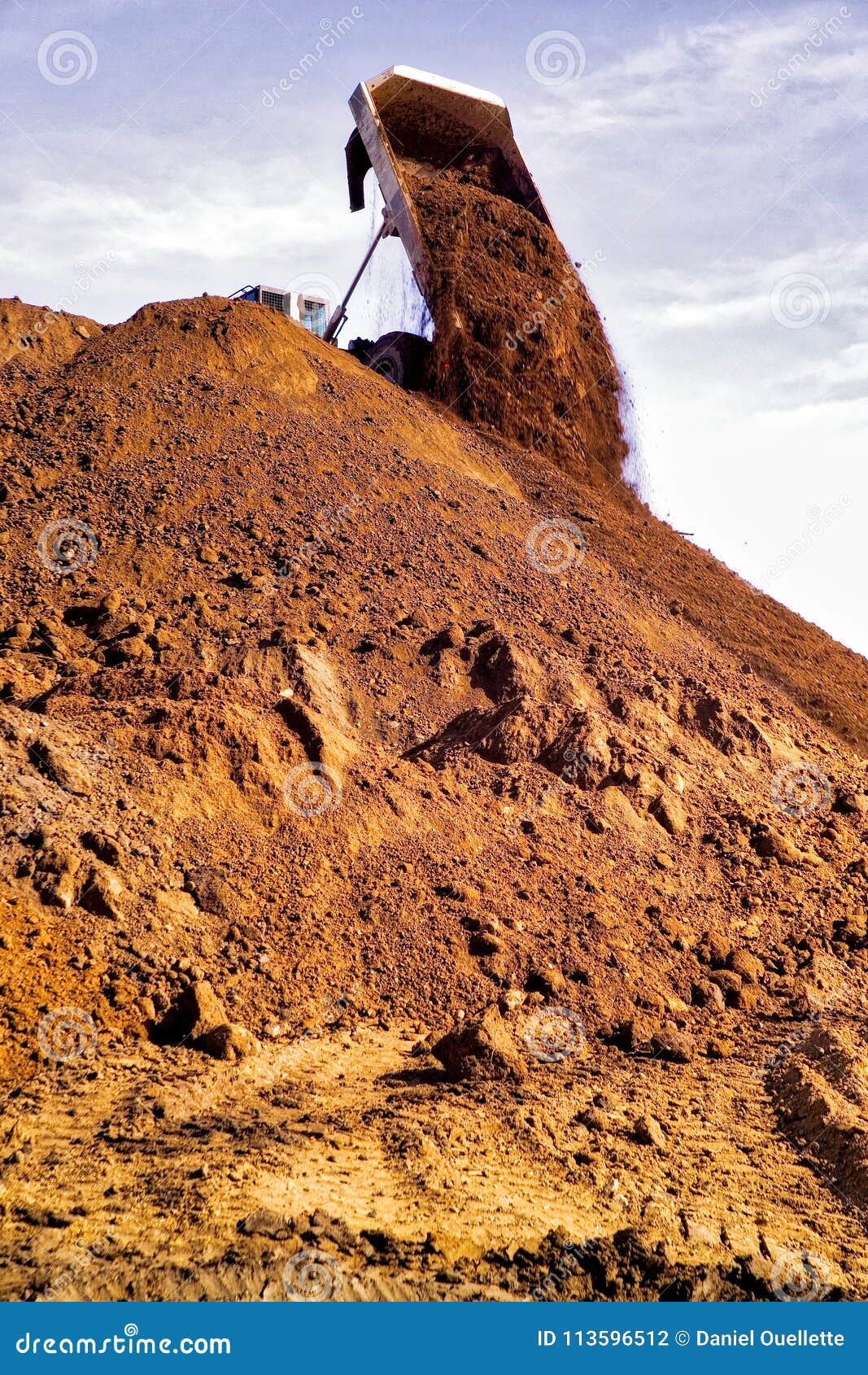 Dumping on a Construction Site Editorial Photography - Image of ...