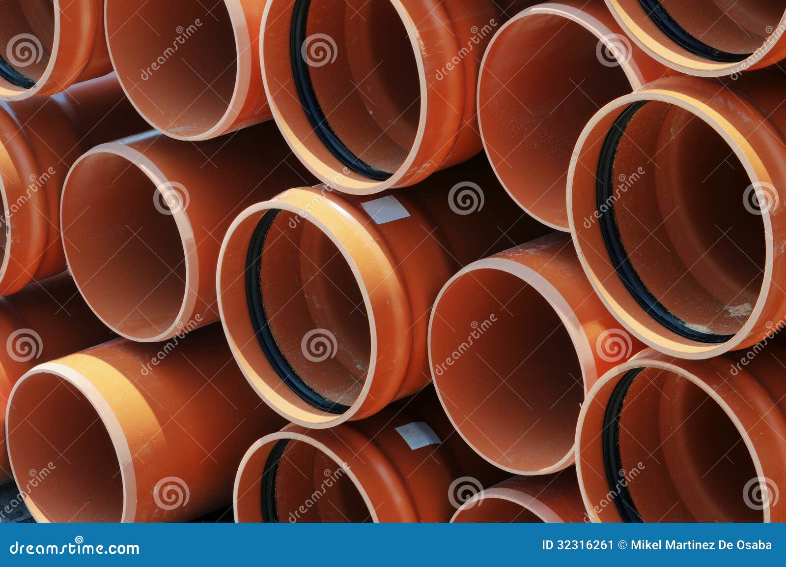 Construction tubes stock image. Image of steel, stacked - 32316261