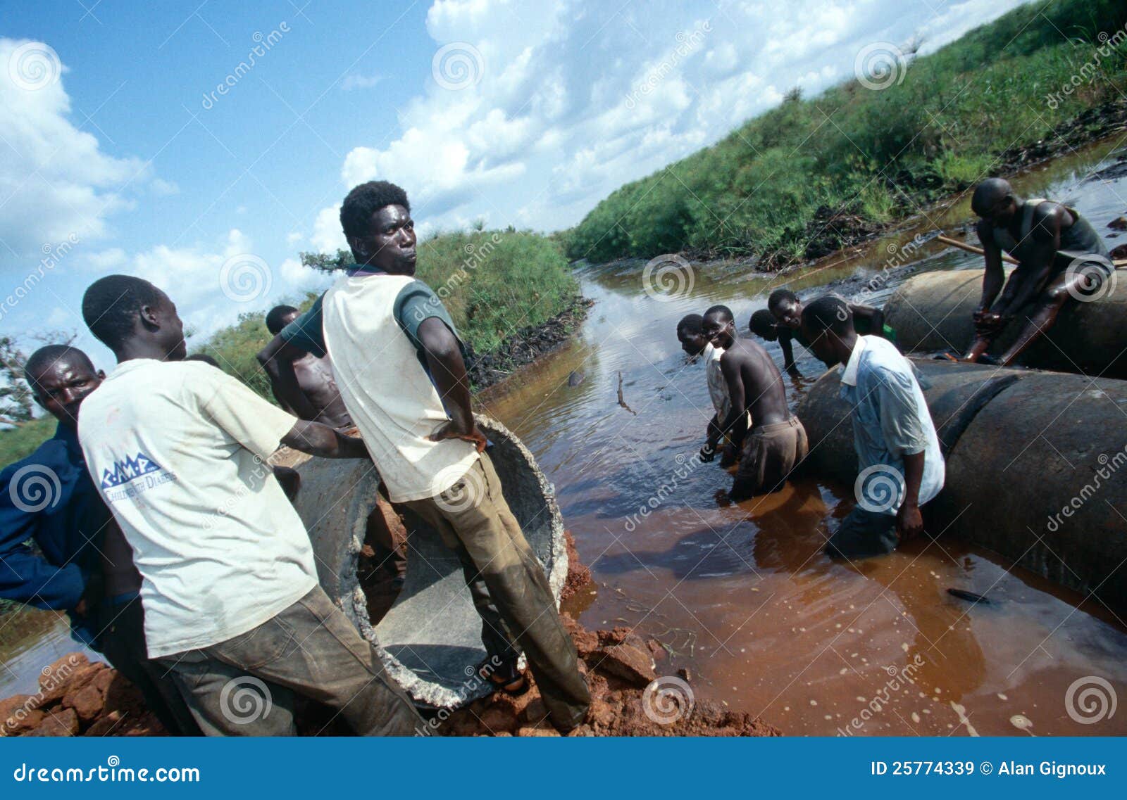 Construction in Uganda editorial stock image. Image of construction ...