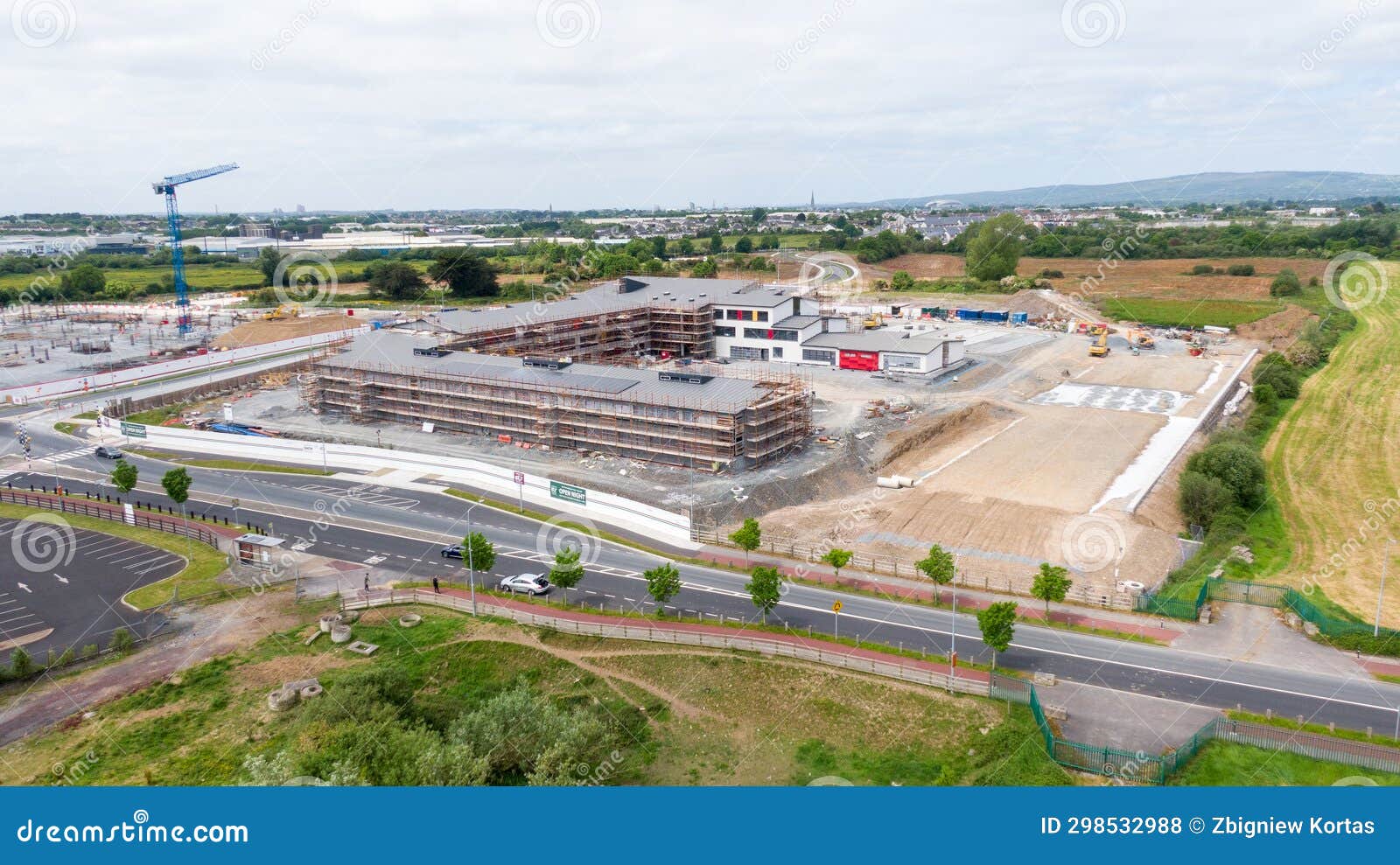 Construction Urban Limerick Editorial Stock Photo - Image of structure, diagram: 298532988