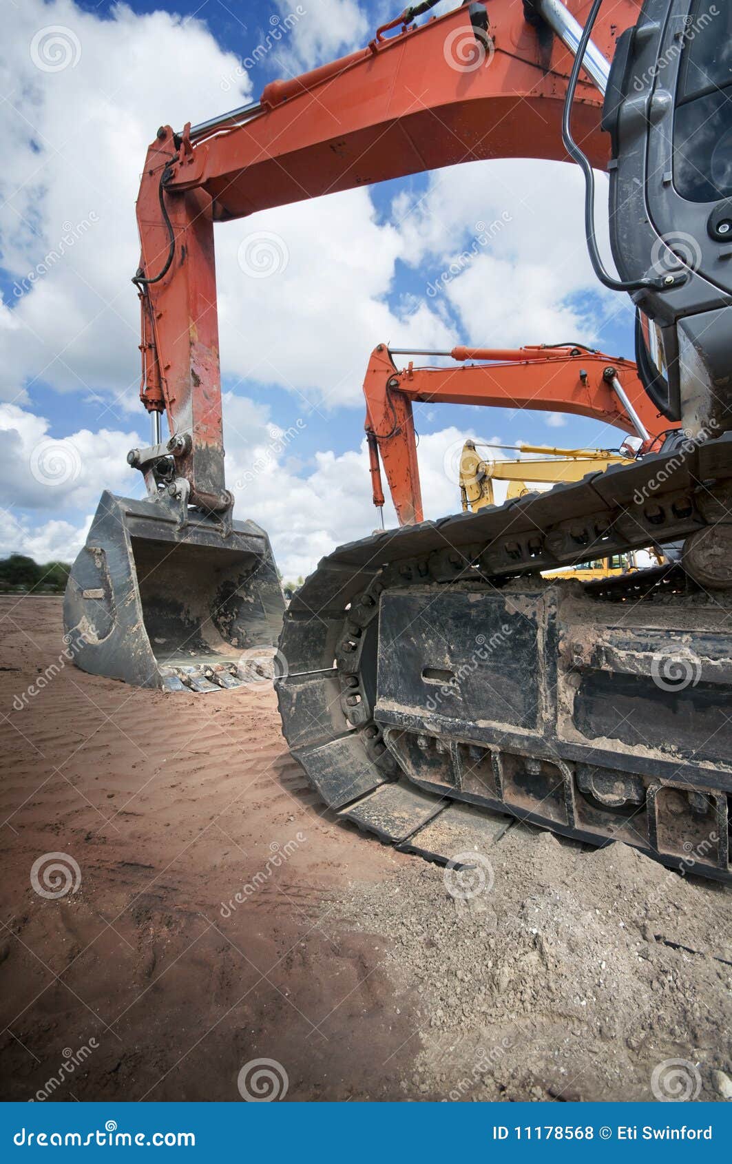 Construction vehicle stock photo. Image of view, grading - 11178568