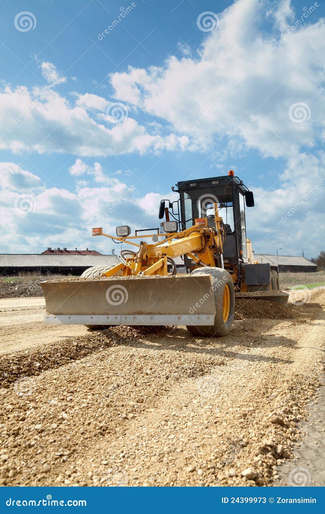 Construction vehicle stock image. Image of grader, metal - 24399973