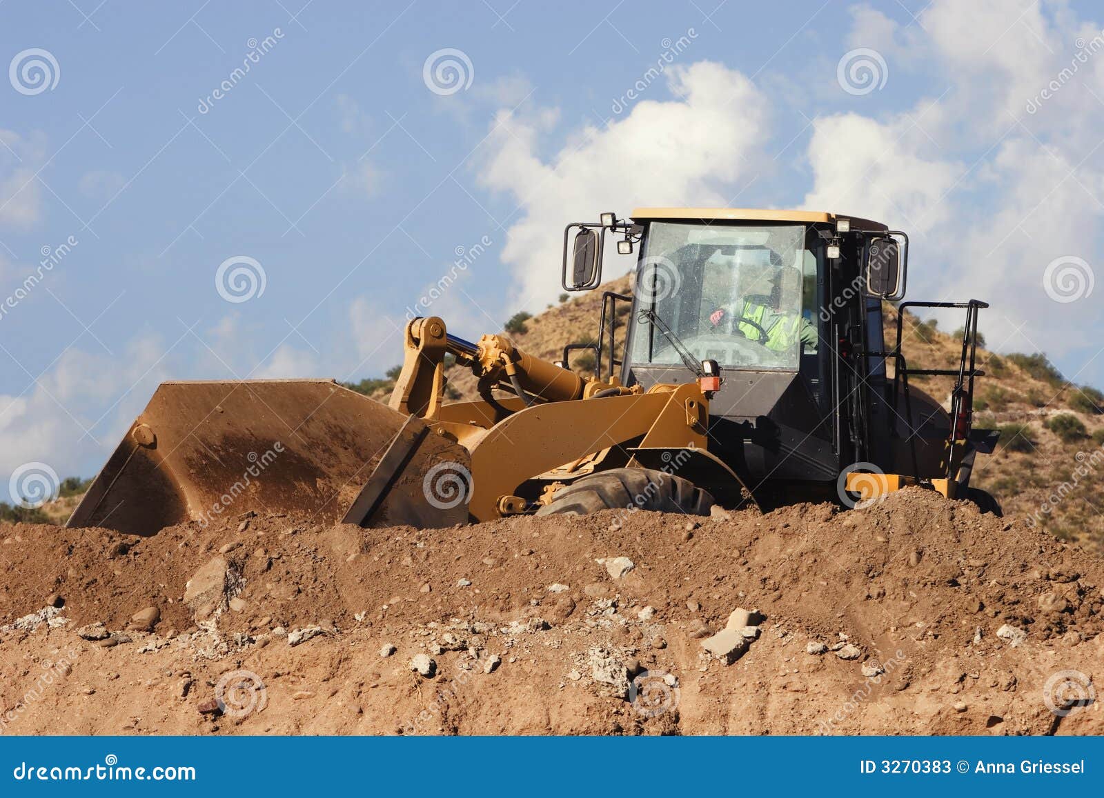 Construction Vehicle stock image. Image of excavate, construction - 3270383