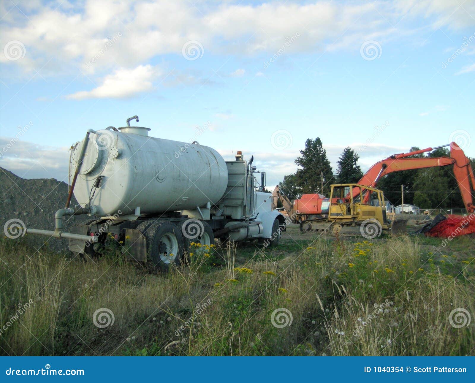 Construction vehicles stock photo. Image of equipment - 1040354