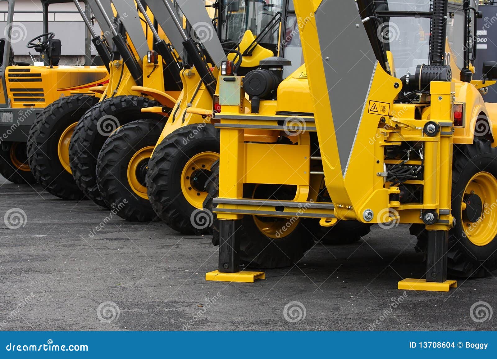 Construction vehicles stock photo. Image of vehicle, build - 13708604