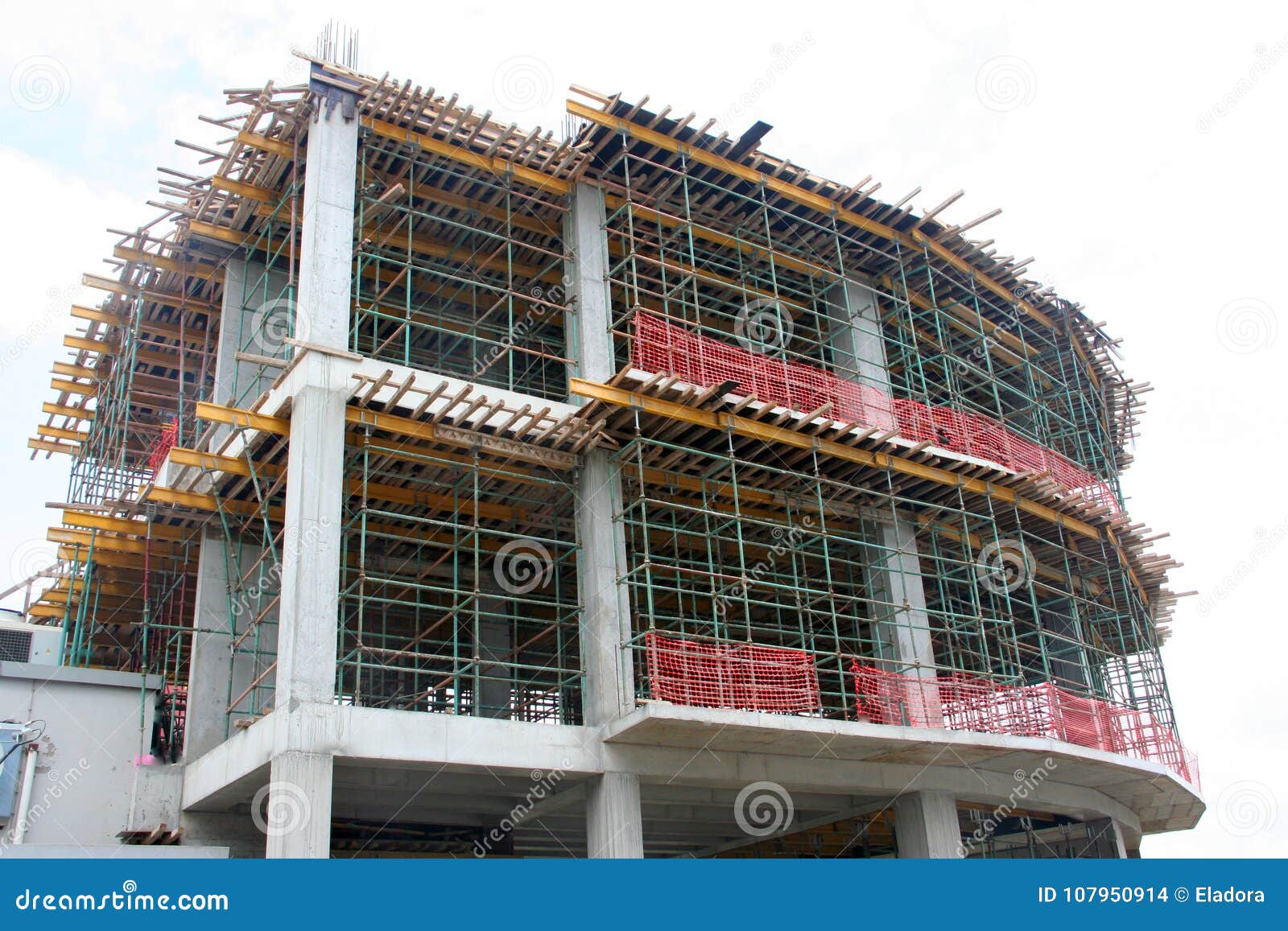 A Construction View, Building Under Repair Stock Photo - Image of ...