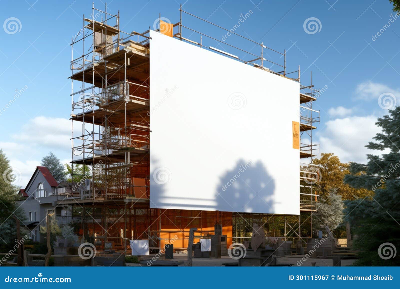 Construction Visualization Scaffold And Building Mock Up For Efficient ...