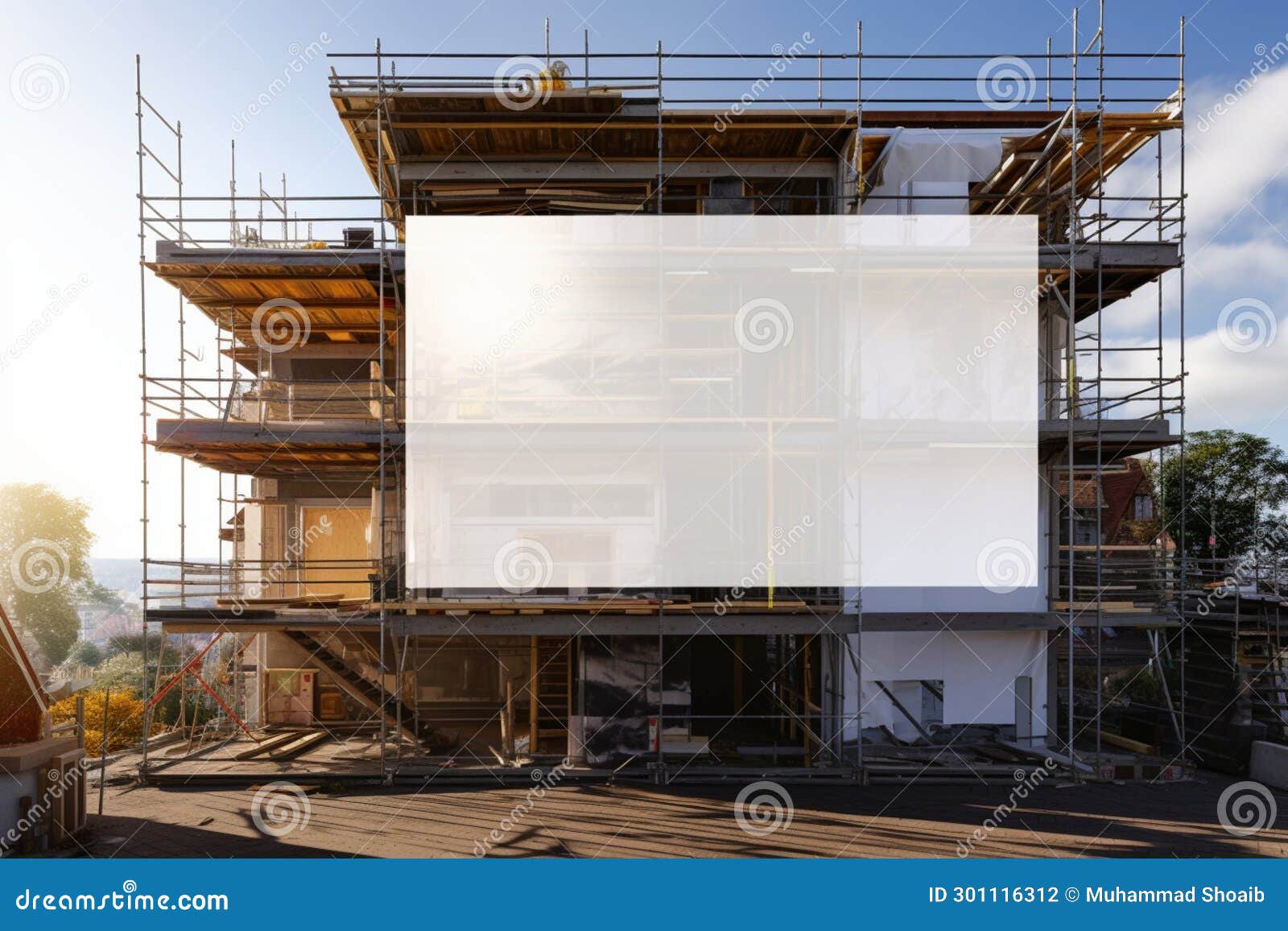 Construction Visualization Scaffold And Building Mock Up For Efficient ...