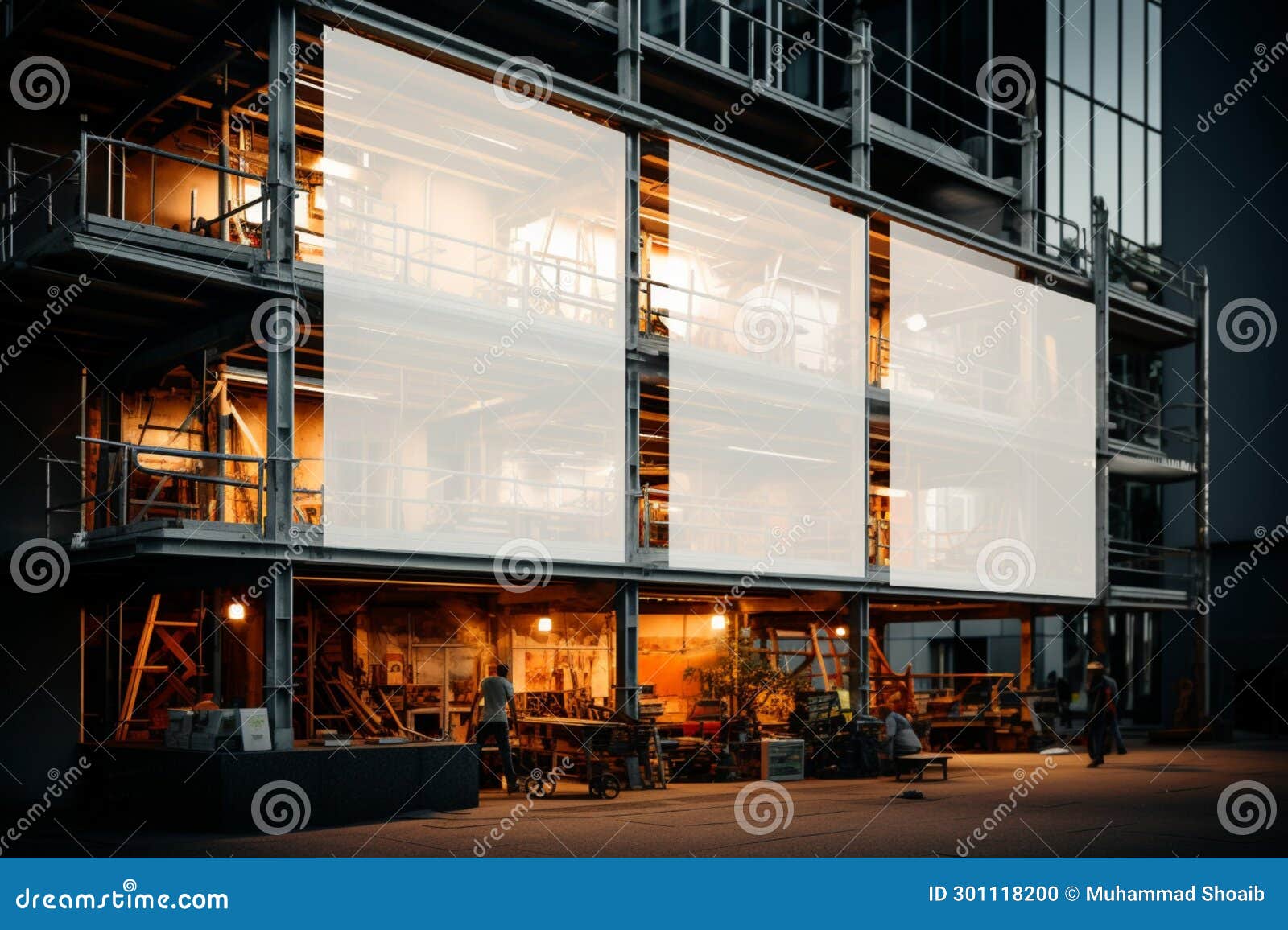 Construction Visualization Scaffold And Building Mock Up For Efficient ...