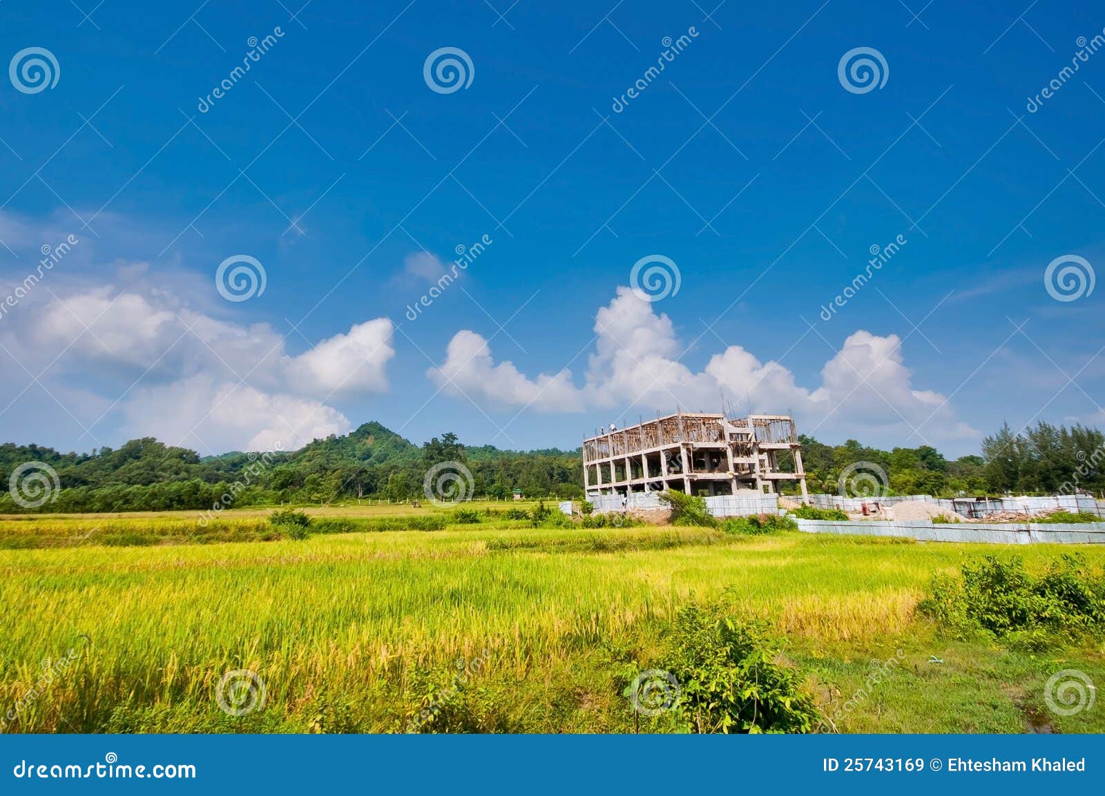 Construction Vs Destruction Stock Image - Image of industrialization ...
