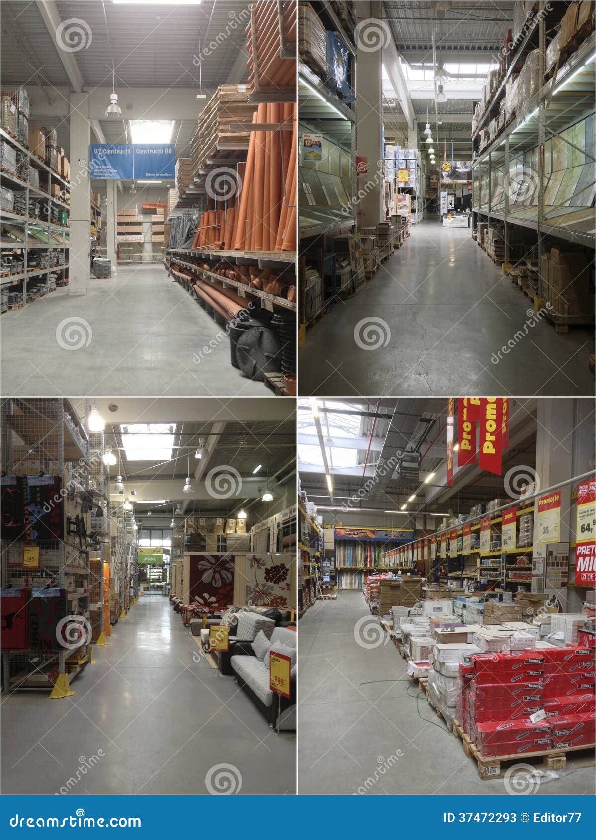 Construction Materials Collage